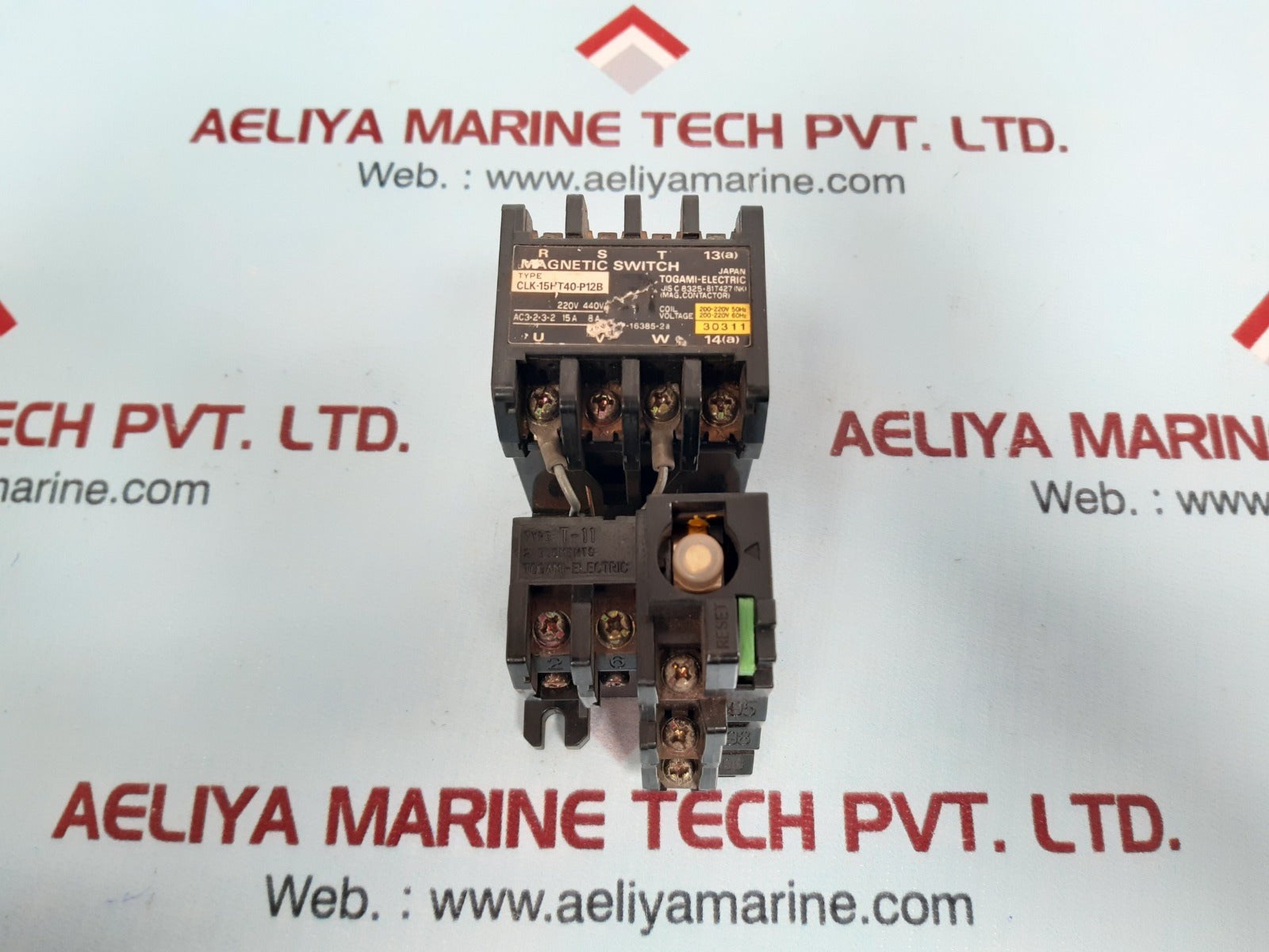 Togami-electric Clk-15Ht40-p12B Magnetic Switch Starter – Aeliya Marine ...