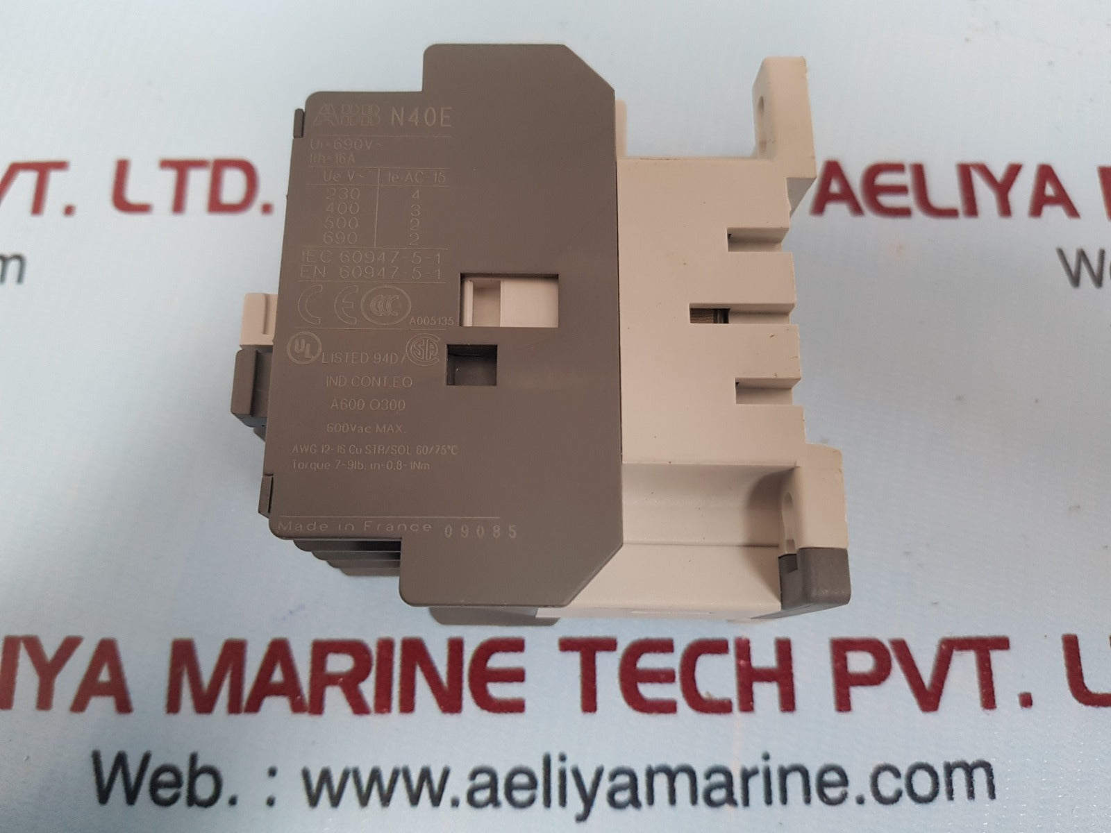 Abb N40E Contactor Relay 16A 380-400V 50Hz 400-415V 60Hz – Aeliya ...