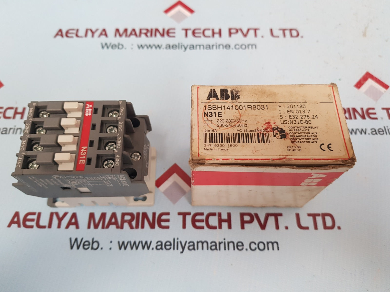 Abb N31E Contactor Intermediate Relay 600Vac Max – Aeliya Marine Tech®
