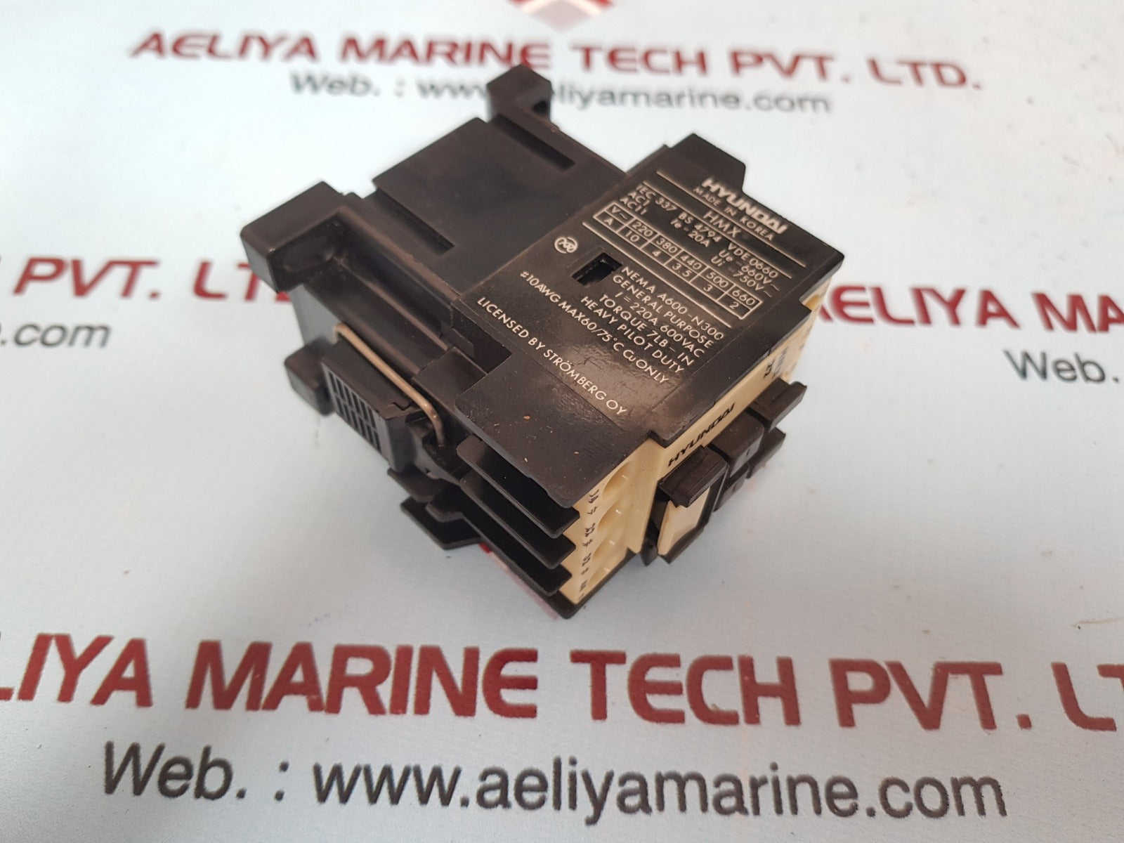 Hyundai Hmx 22 Ac Control Relay 200V 50Hz – Aeliya Marine Tech