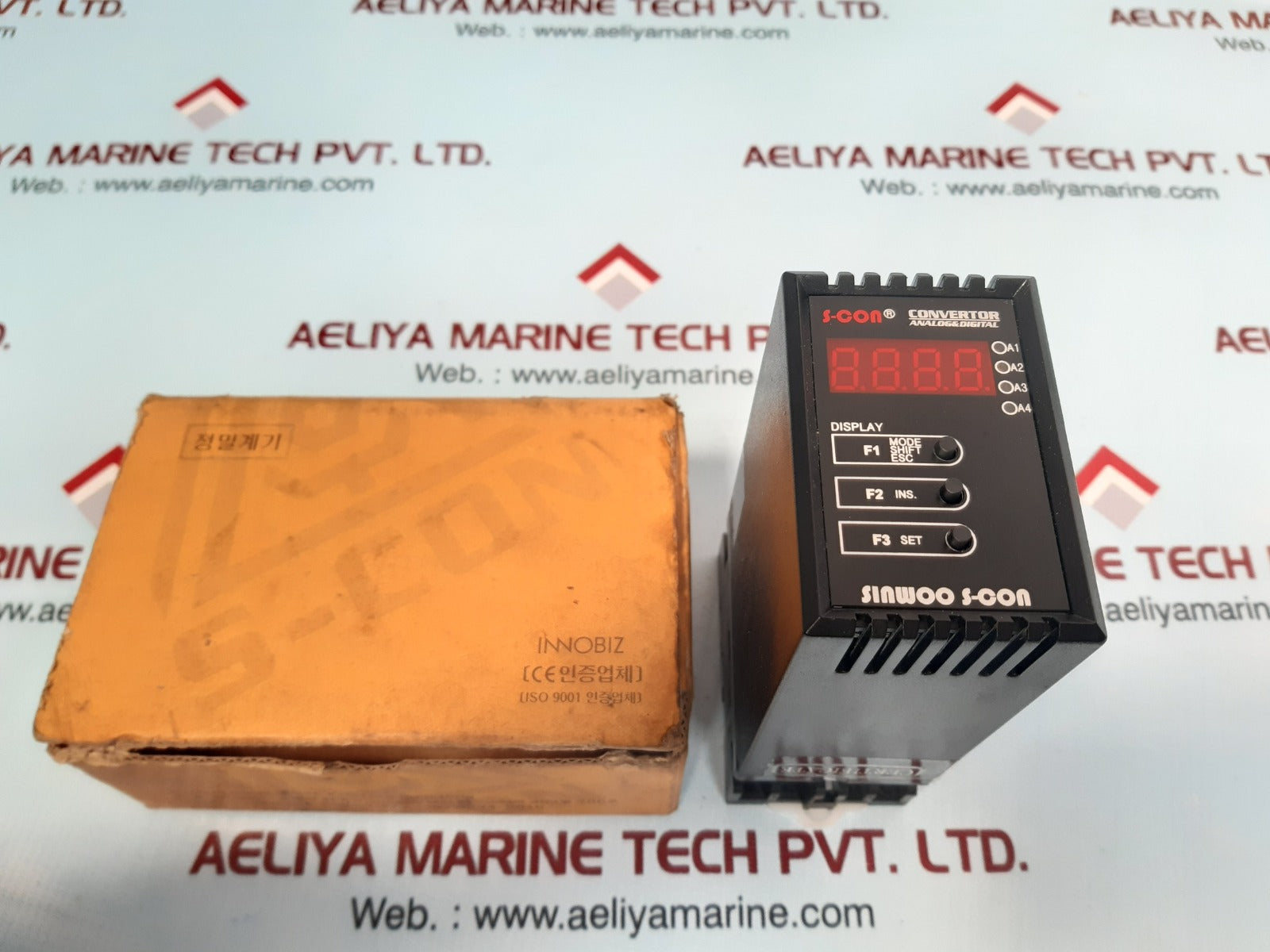 Sinwoo S-con A.S-2E2-w Isolated Signal Alarm Setter – Aeliya Marine Tech