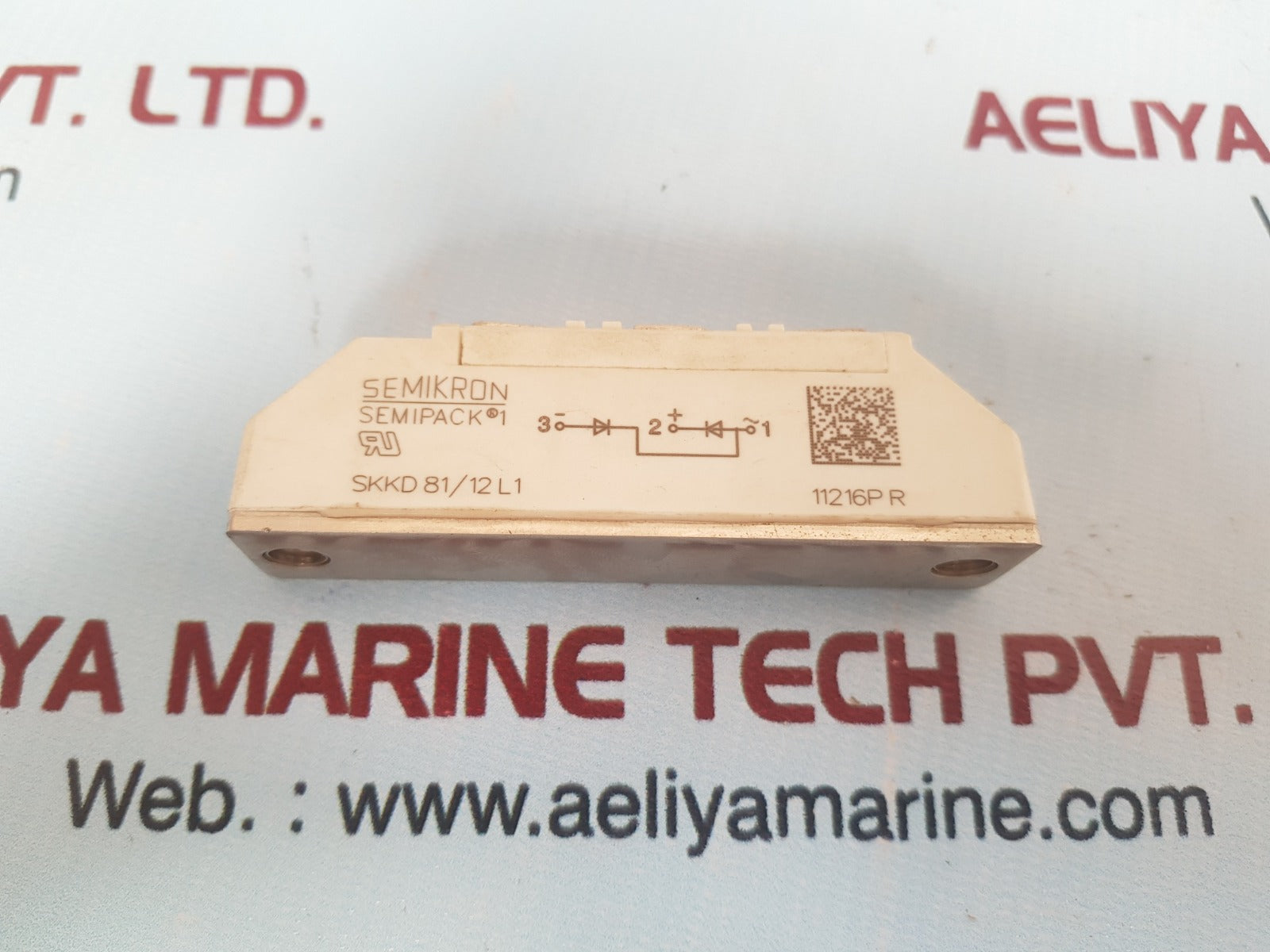 Semikron Skkd 81/12 L1 Rectifier Diode Module – Aeliya Marine Tech