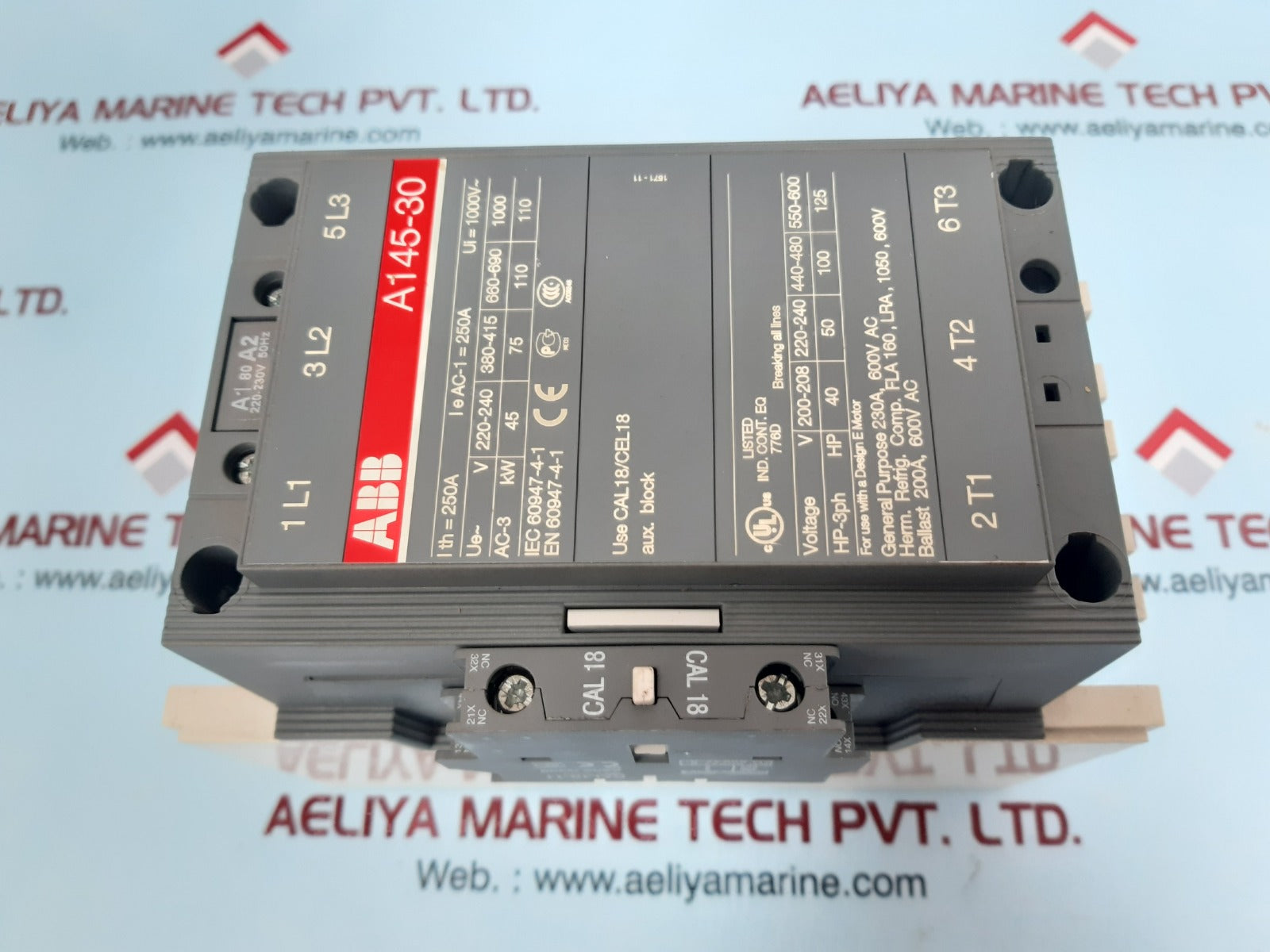 ABB A145-30-11 Magnetic Contactor – Aeliya Marine Tech