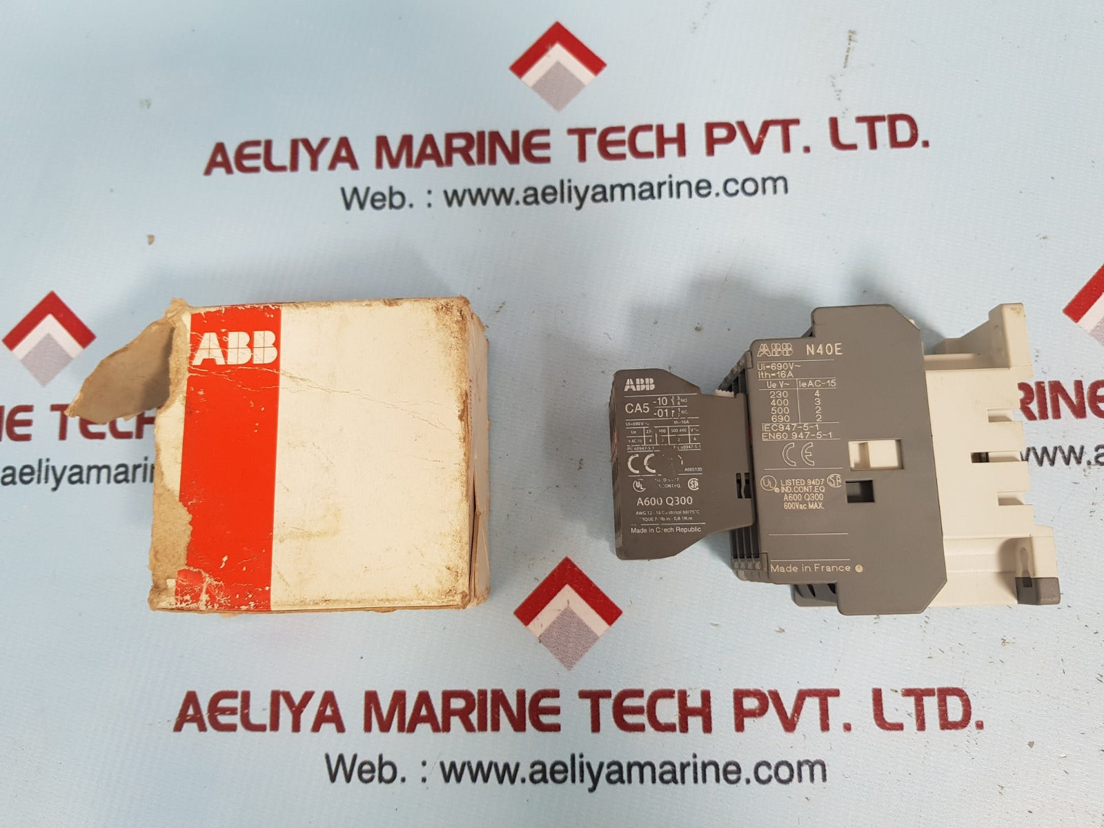 ABB N40E/CA5-01 Contactor Starter Relay 16A 600VAC Max – Aeliya Marine ...