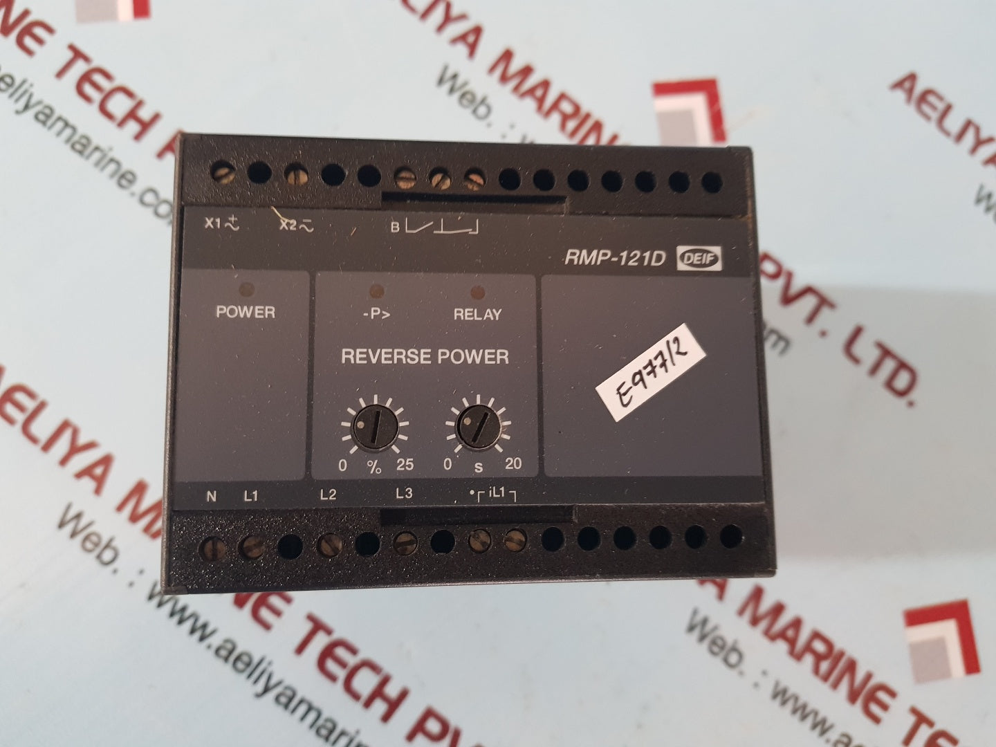 Deif rmp-121d reverse power relay 400v – Aeliya Marine Tech