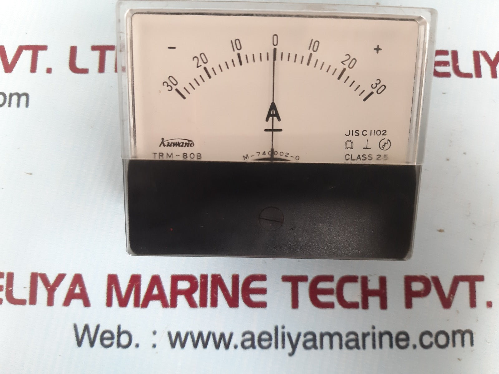 Kuwano Trm-80B Ammeter M-740002-0 – Aeliya Marine Tech