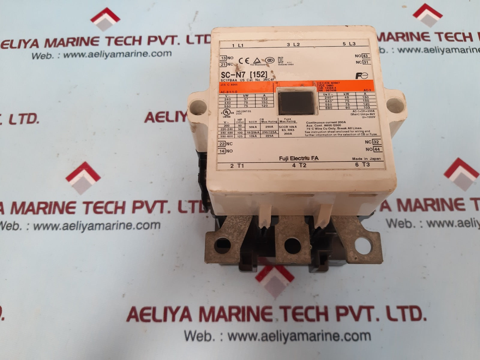 Fuji electric sc-n7 [152] magnetic contactor sc1fbaa nc4f – Aeliya ...