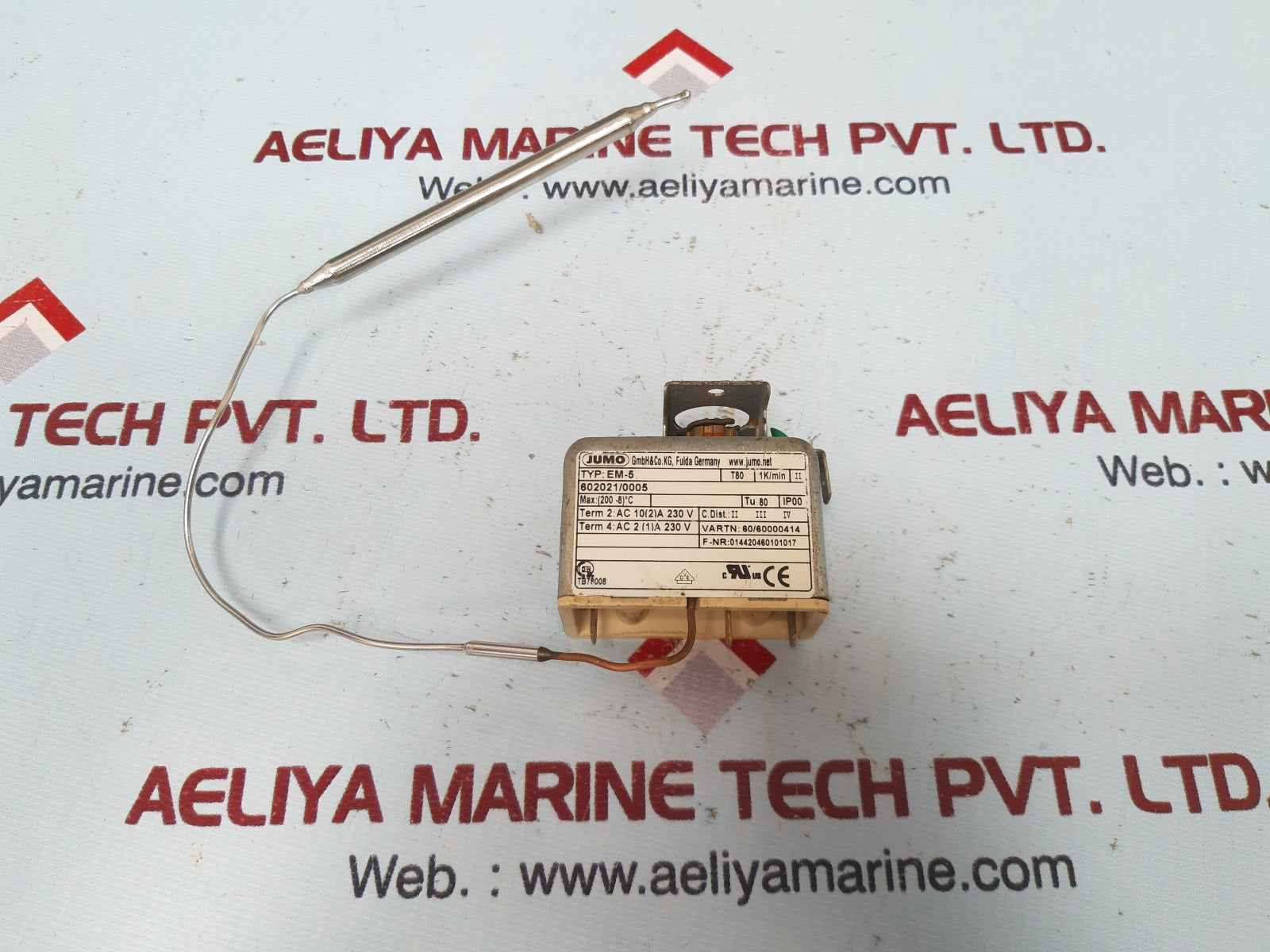 Jumo em-5 temperature controller – Aeliya Marine Tech