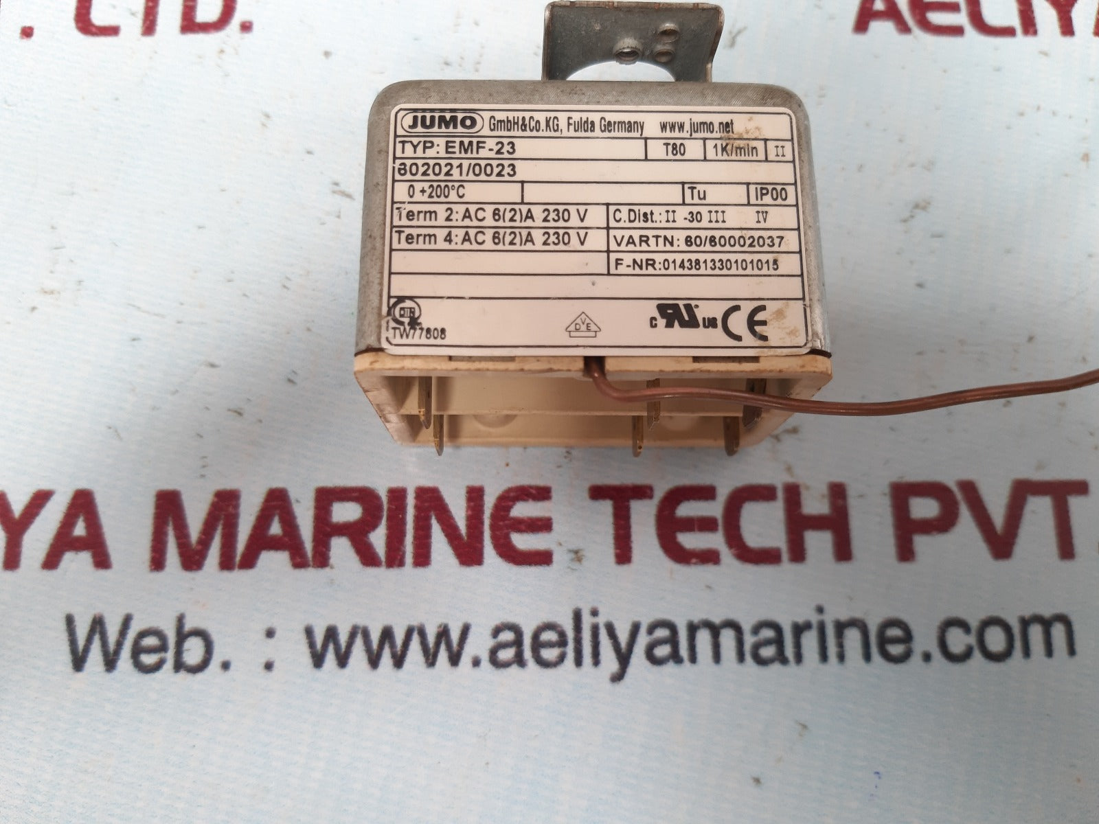 Jumo emf-23 thermostat – Aeliya Marine Tech