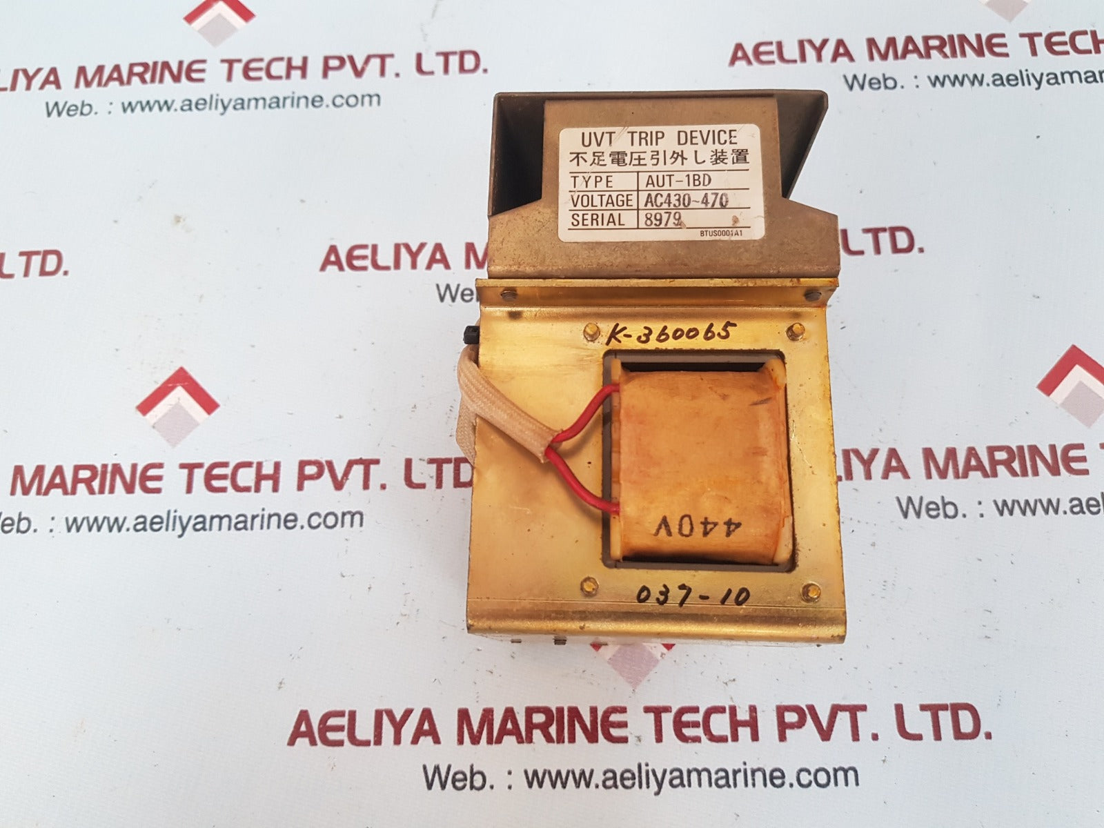 Terasaki aut-1bd uvt trip device – Aeliya Marine Tech