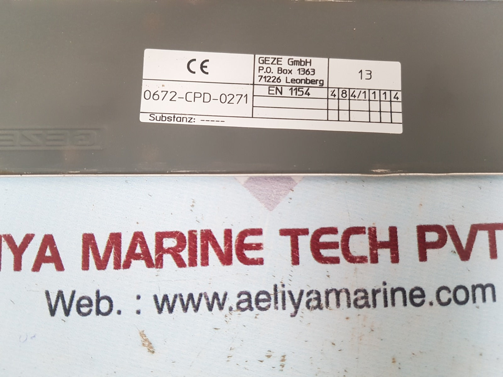 Geze ts 3000 door closer 0672-cpd-0271 – Aeliya Marine Tech
