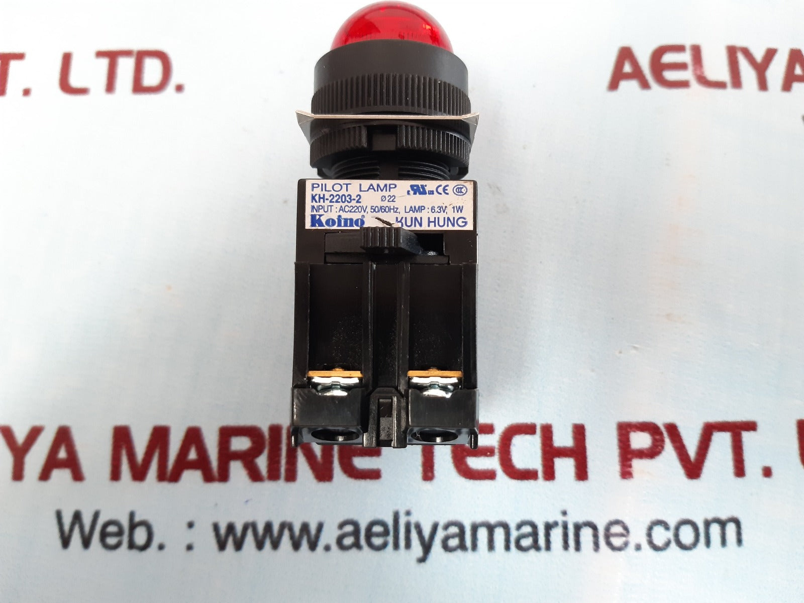 Koino kh-2203-2 red pilot lamp – Aeliya Marine Tech