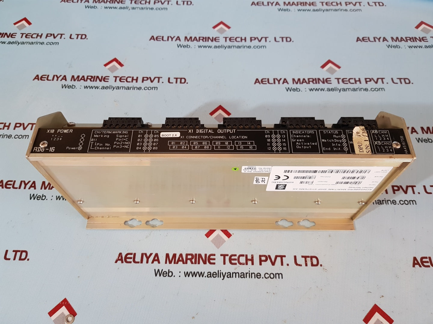 Kongsberg rdo-16 8100155 i/o module 6200341 rev E – Aeliya Marine Tech