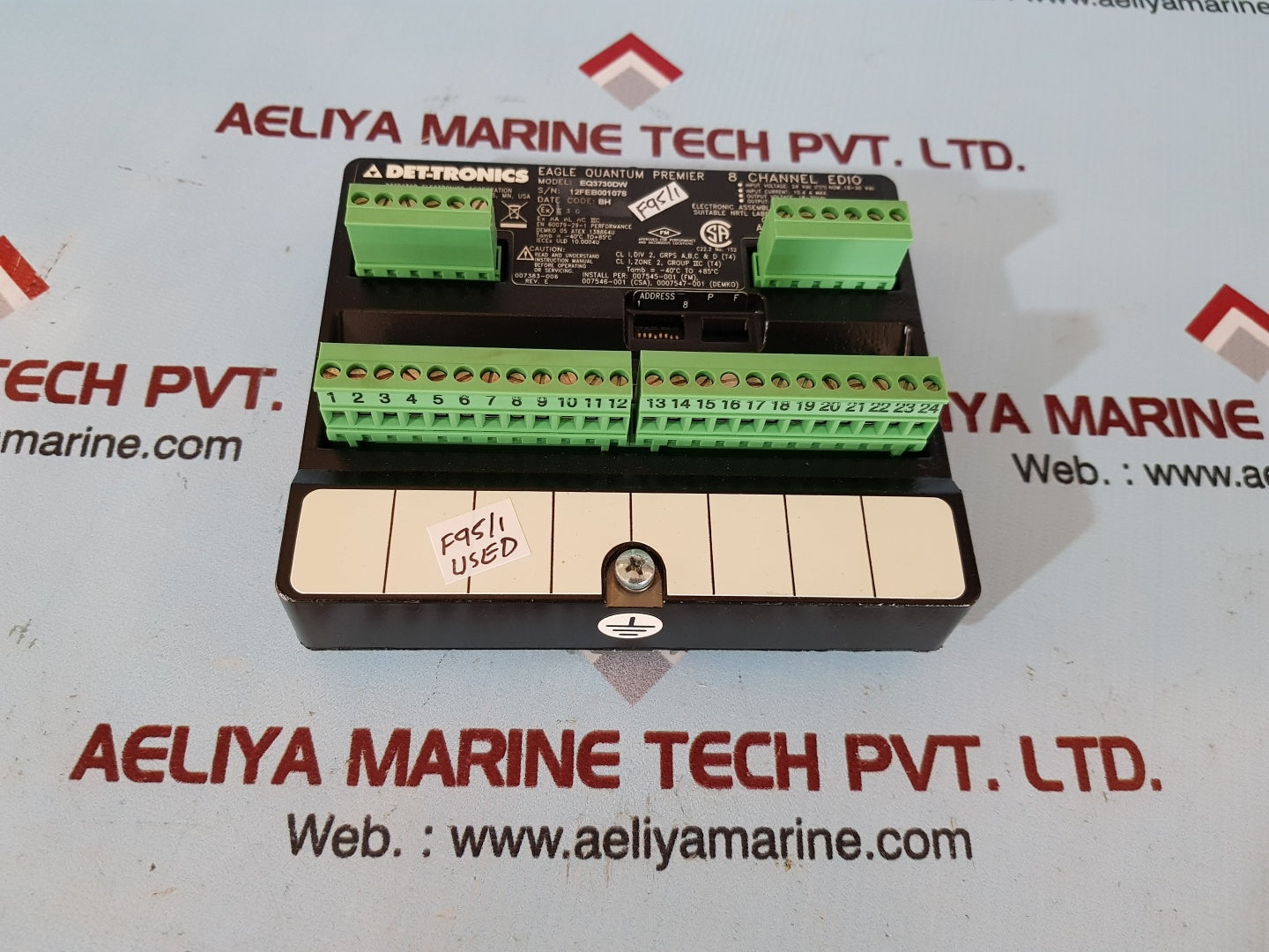 Det-tronics eq3730dw eagle quantum premier 8 channel edio i/o module ...