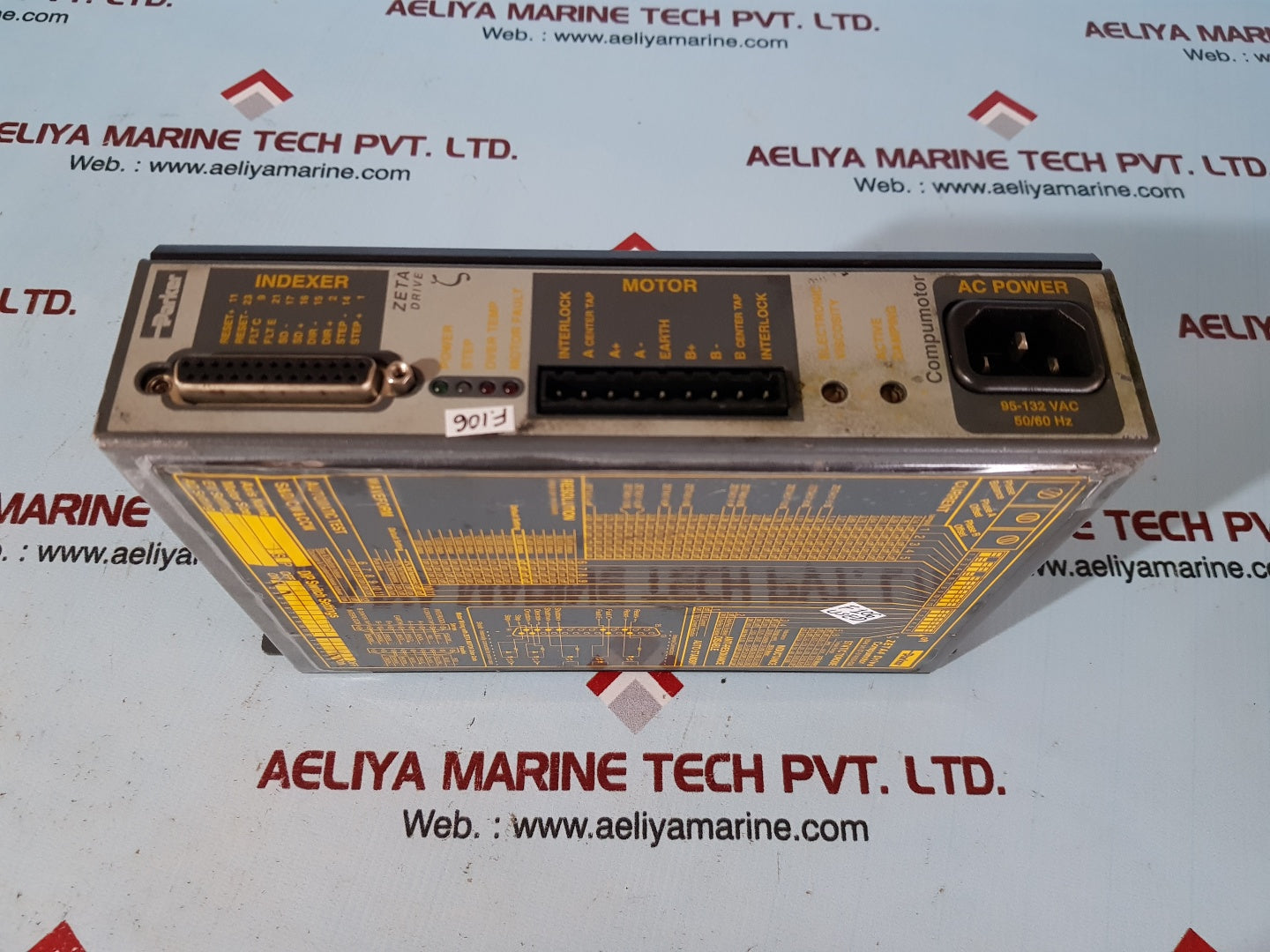 Parker zeta4 compumotor microstepping step motor drive 95-132vac ...