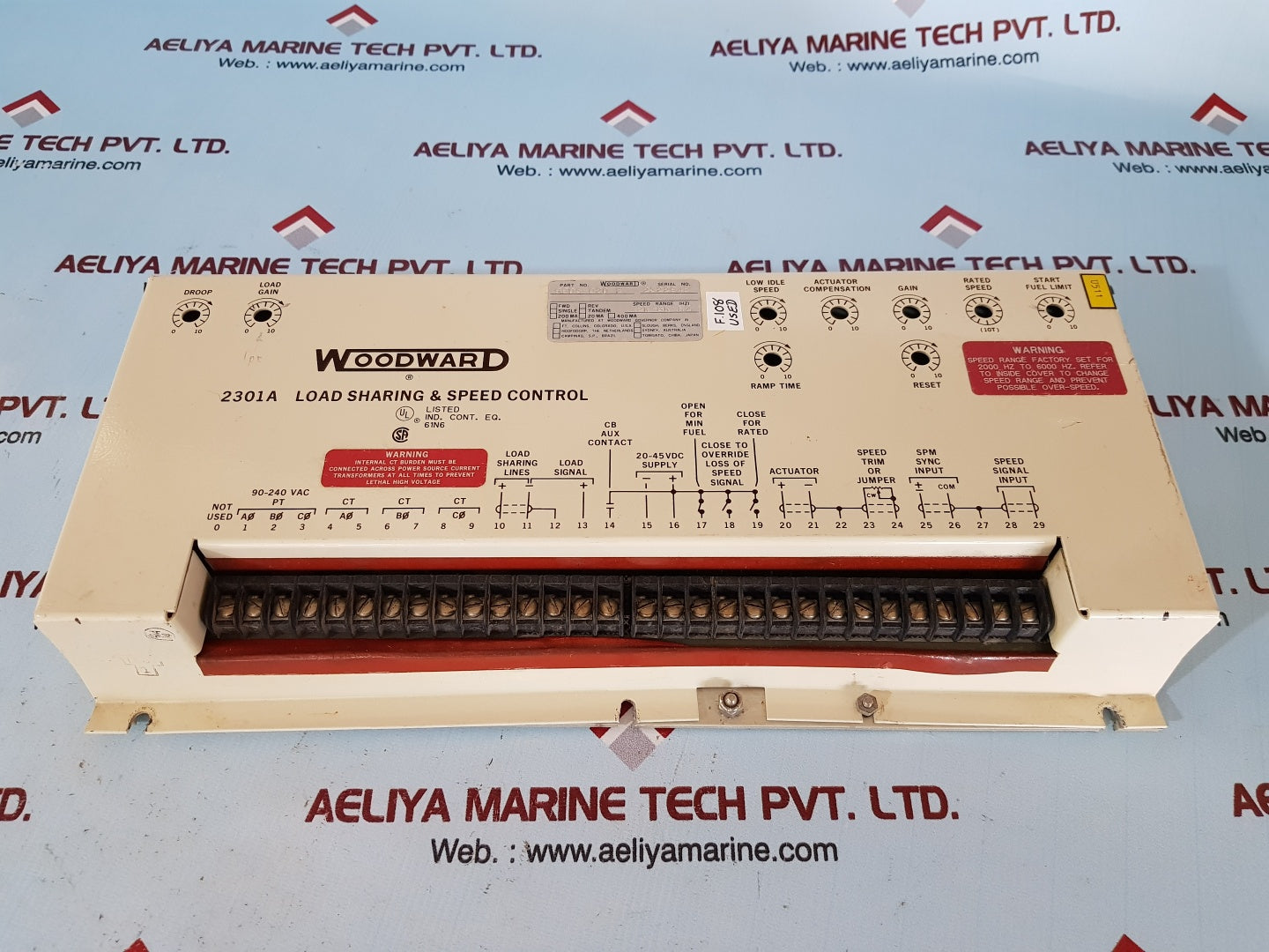 Woodward 2301a load sharing & speed control 9905-020 e – Aeliya Marine Tech
