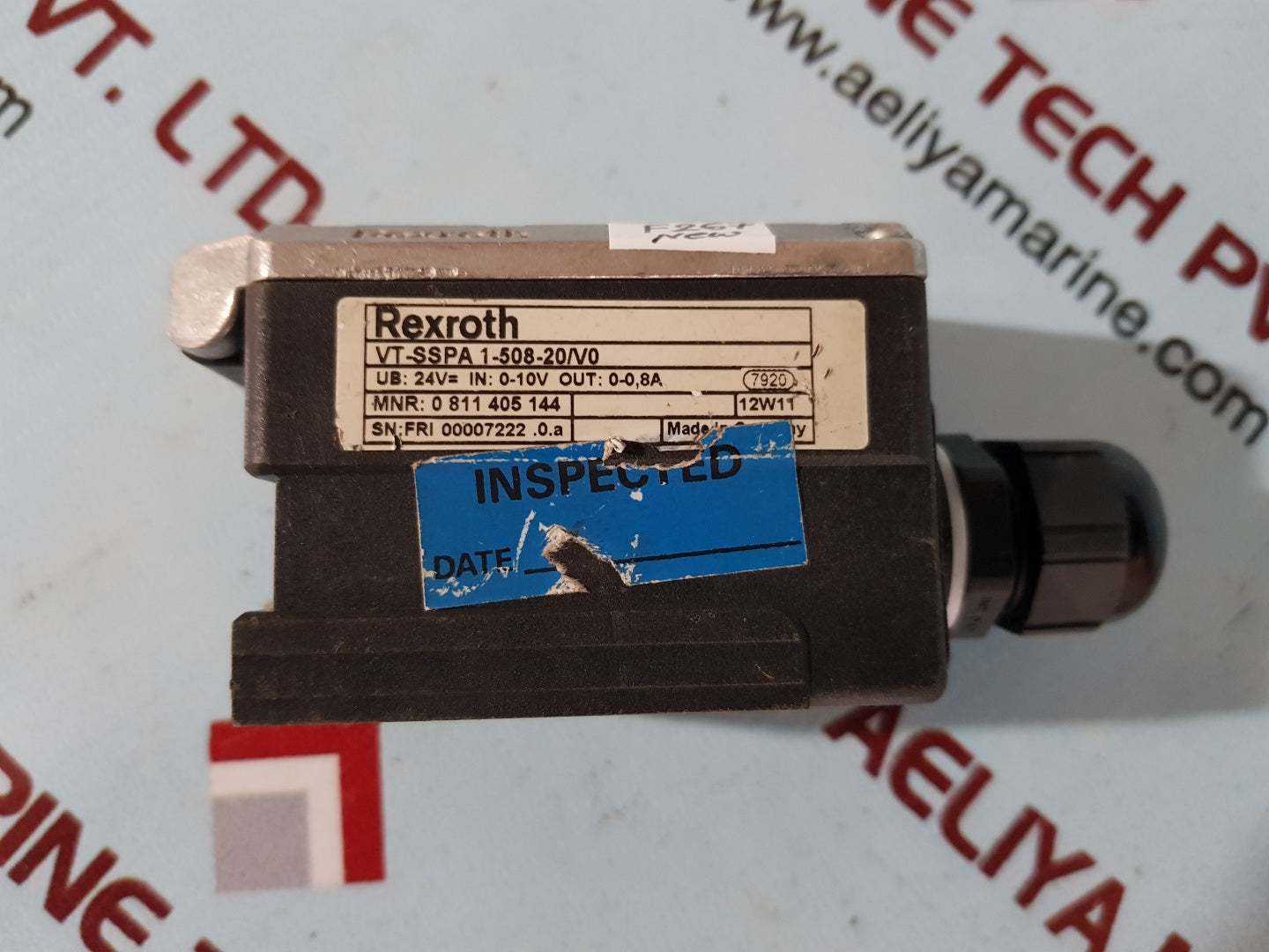Rexroth vt-sspa 1-508-20/v0 amplifier valve – Aeliya Marine Tech