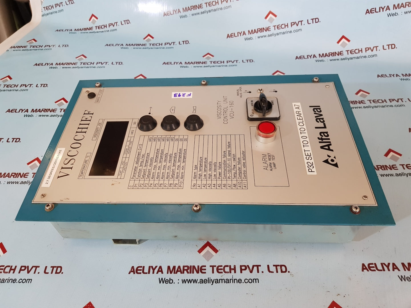 Alfa laval vcu-160 viscosity control unit – Aeliya Marine Tech