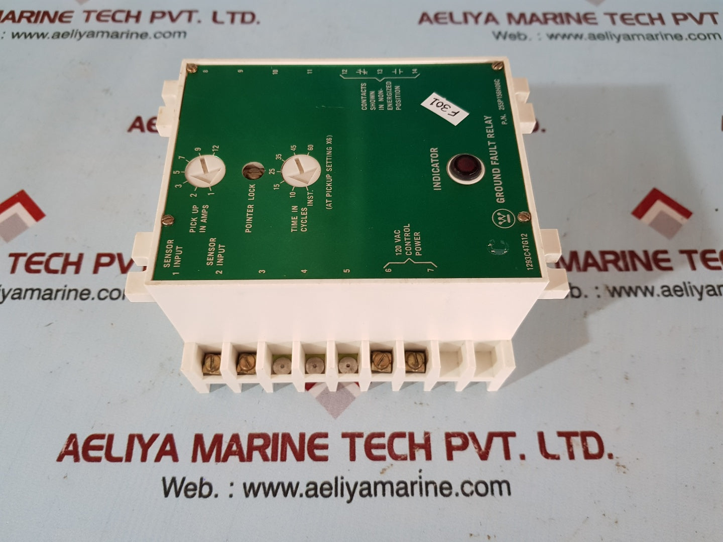 Westinghouse 1293C47G12 Ground Fault Relay | 120VAC 125Amps Max ...