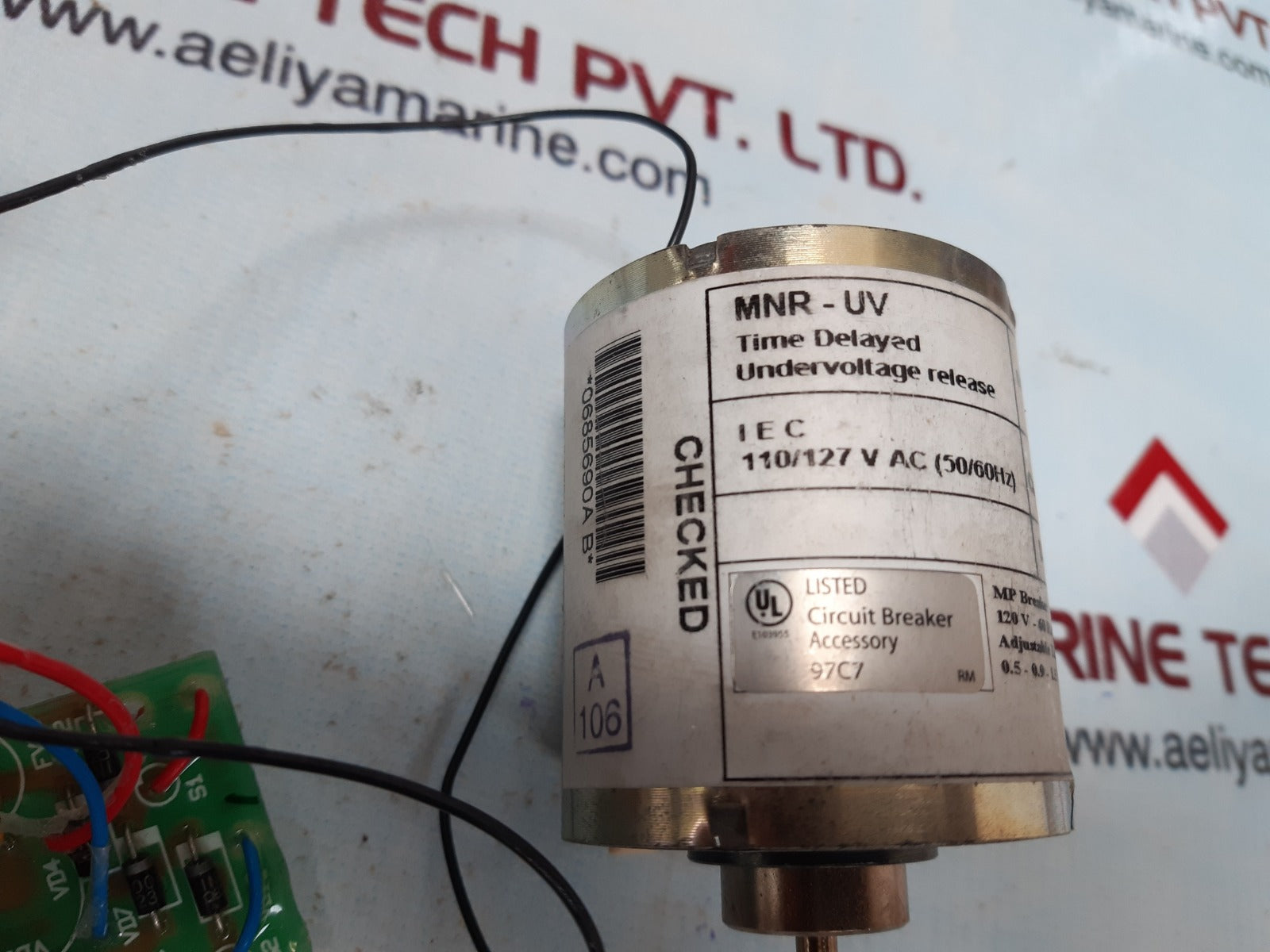 Schneider mnr-uv time undervoltage delayed coil – Aeliya Marine Tech®