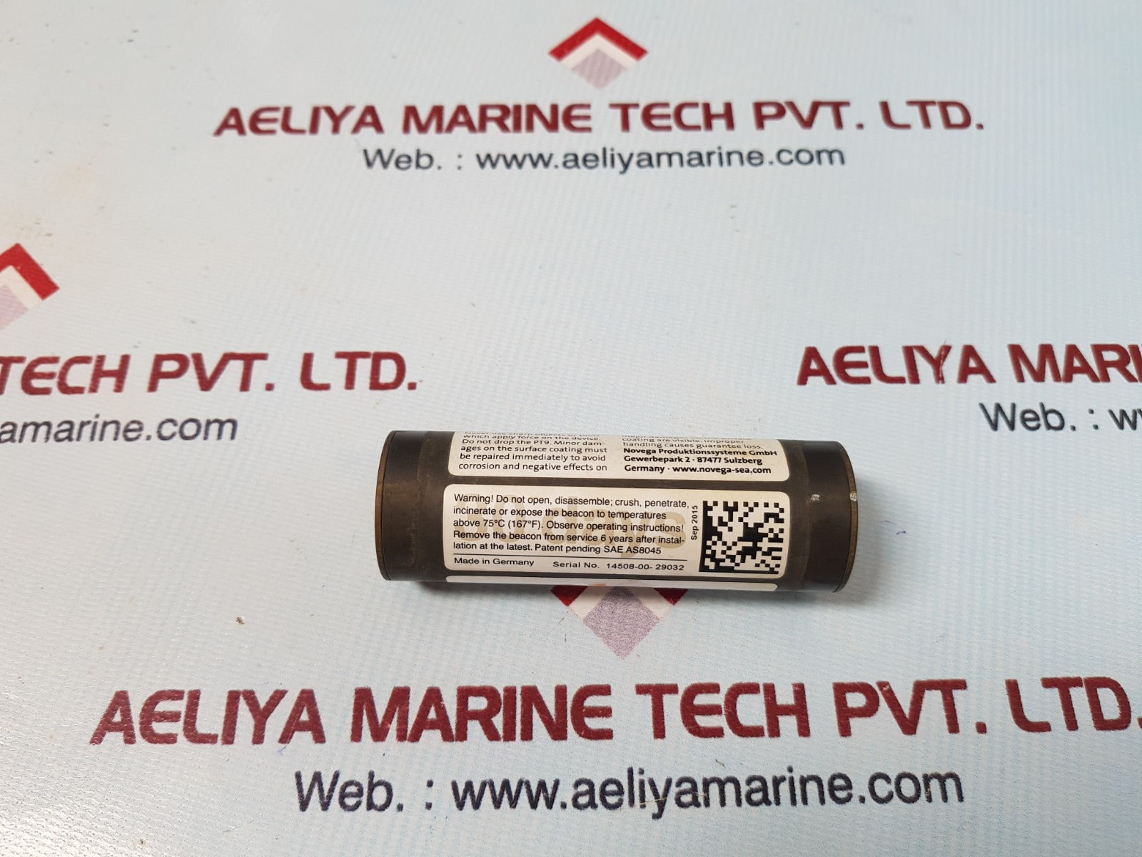 Novega pt9c-proof underwater locator beacon 2.5v – Aeliya Marine Tech