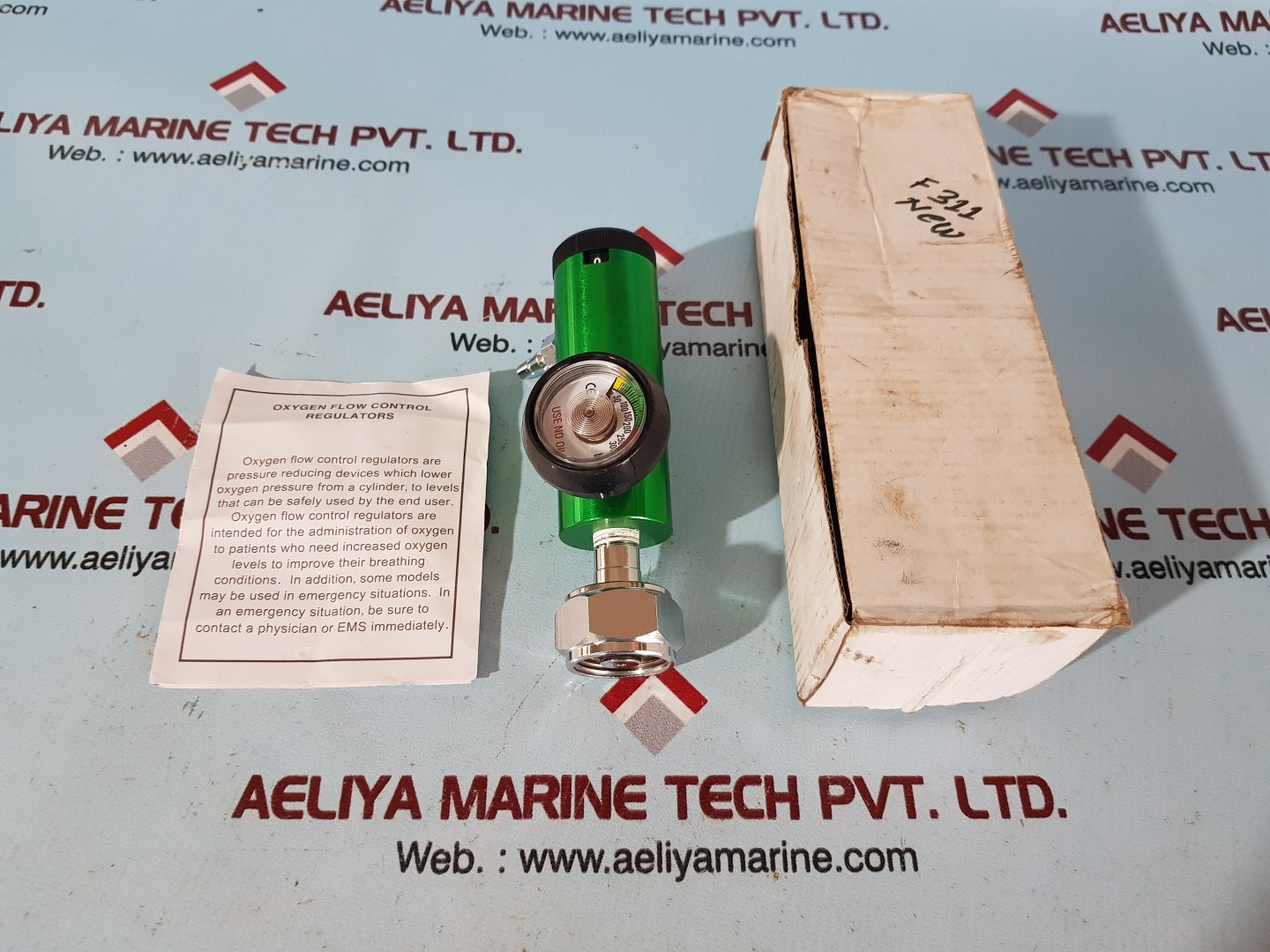 Oxygen Flow Control Regulator 0 to 300 bar – Aeliya Marine Tech®