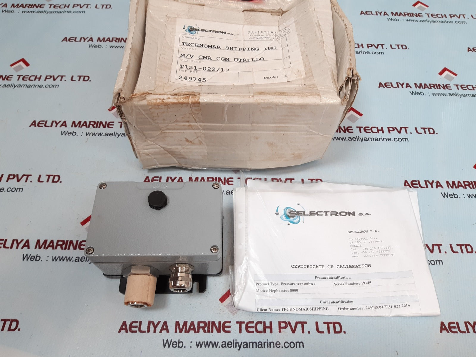 Selectron pressure transmitter – Aeliya Marine Tech
