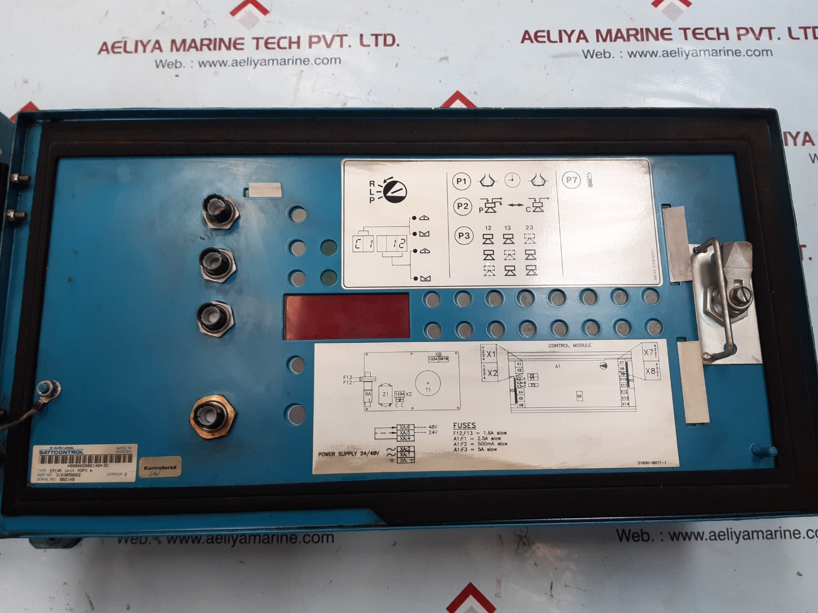 Alfa-laval epc41 separator control unit pcb board panel circuit ...