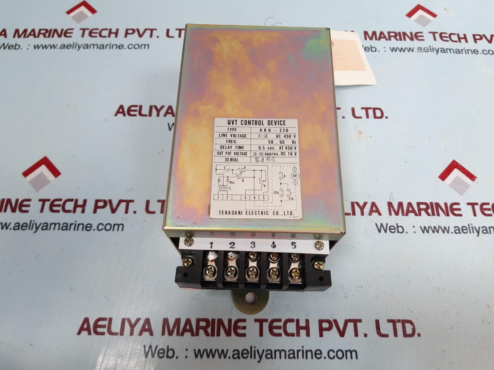 Terasaki aru-22d uvt control device – Aeliya Marine Tech