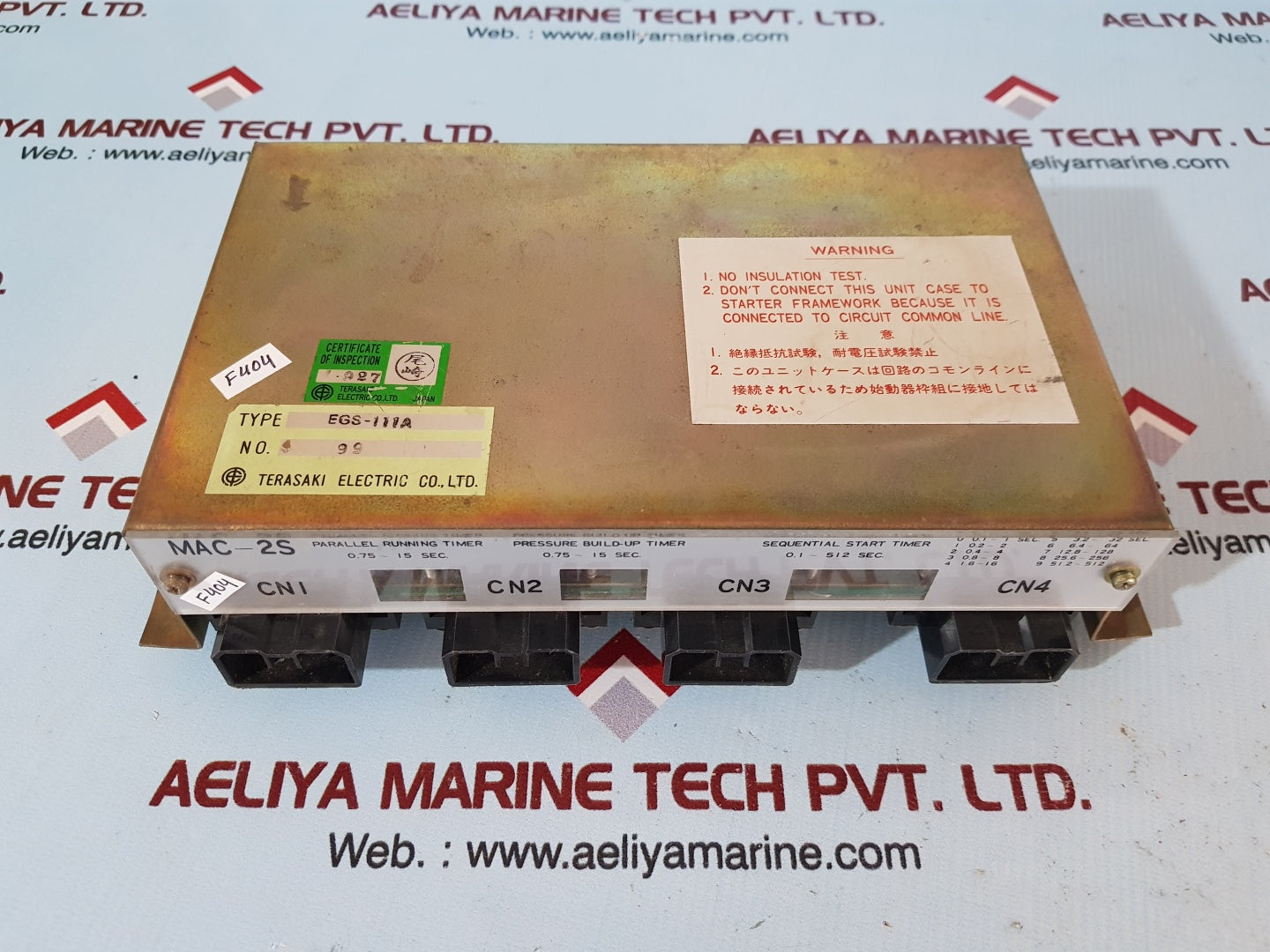 Terasaki mac-2s timer module egs-111a – Aeliya Marine Tech