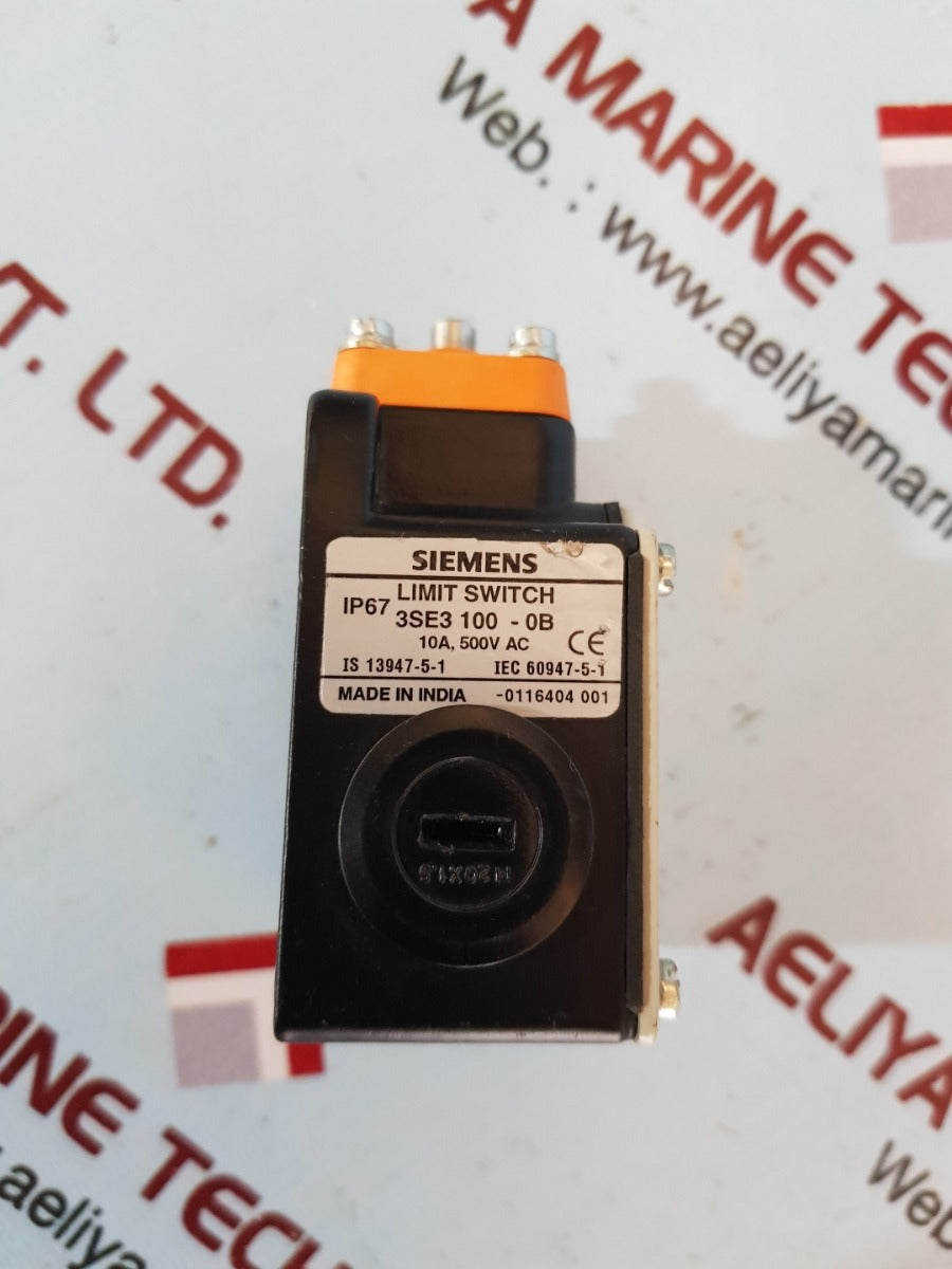 Siemens 3se3 100-0b limit switch – Aeliya Marine Tech