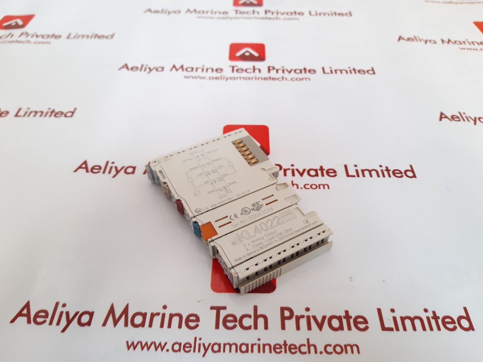 Beckhoff Kl4022 Analog Output Module Aeliya Marine Tech