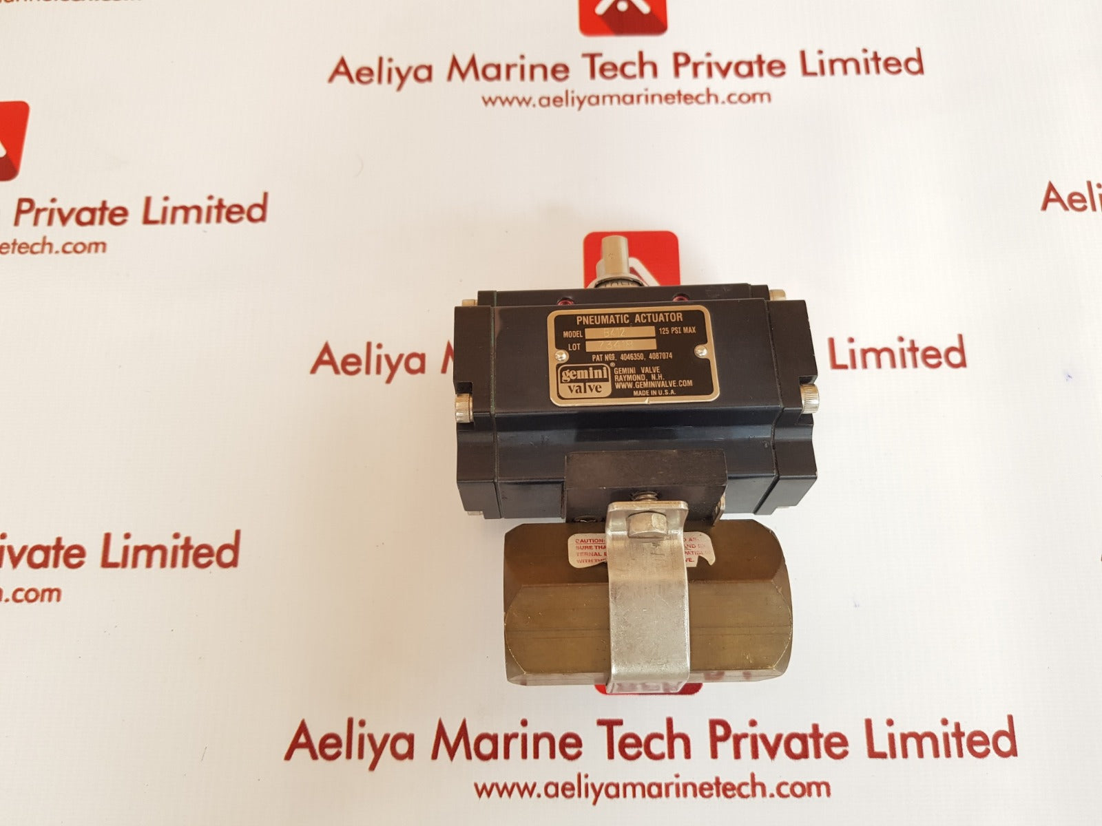 Gemini valve b412 pneumatic actuator – Aeliya Marine Tech