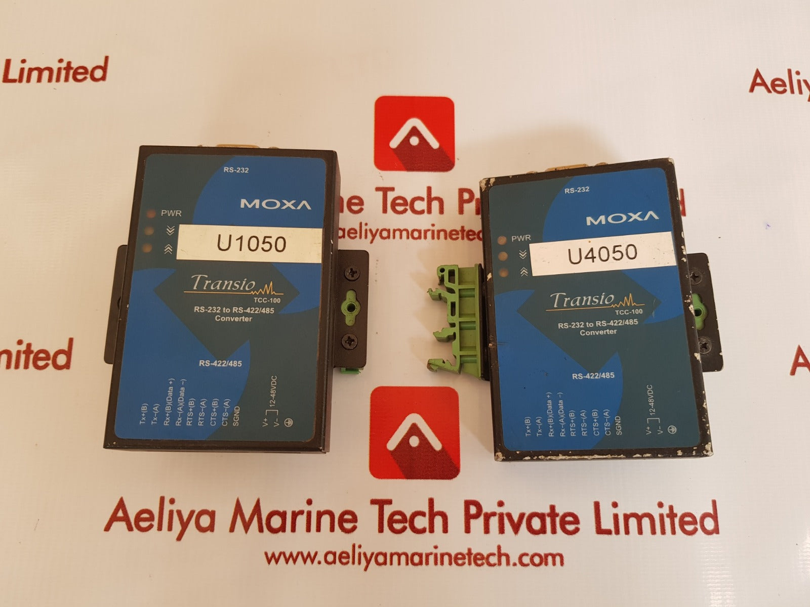 Moxa tcc-100 rs-232 to rs-422/485 converter Used – Aeliya Marine Tech