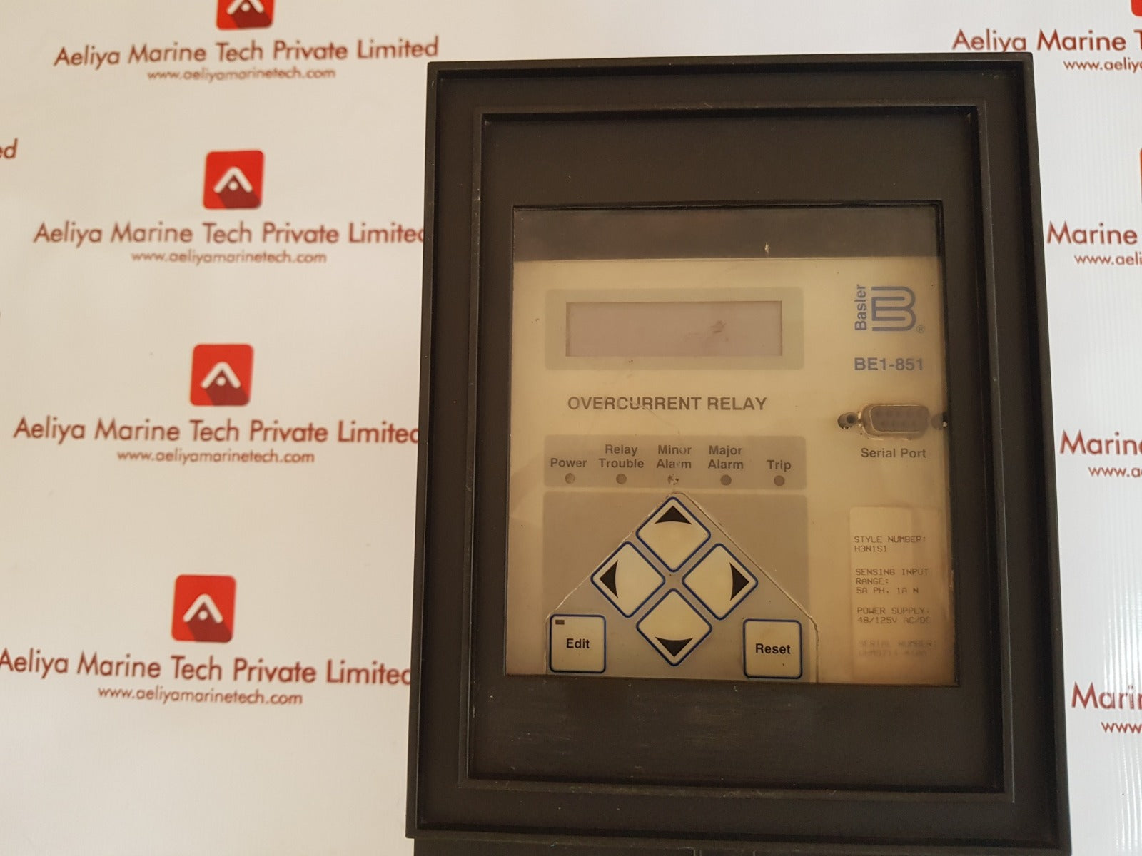 Basler electric be1-851 overcurrent relay – Aeliya Marine Tech