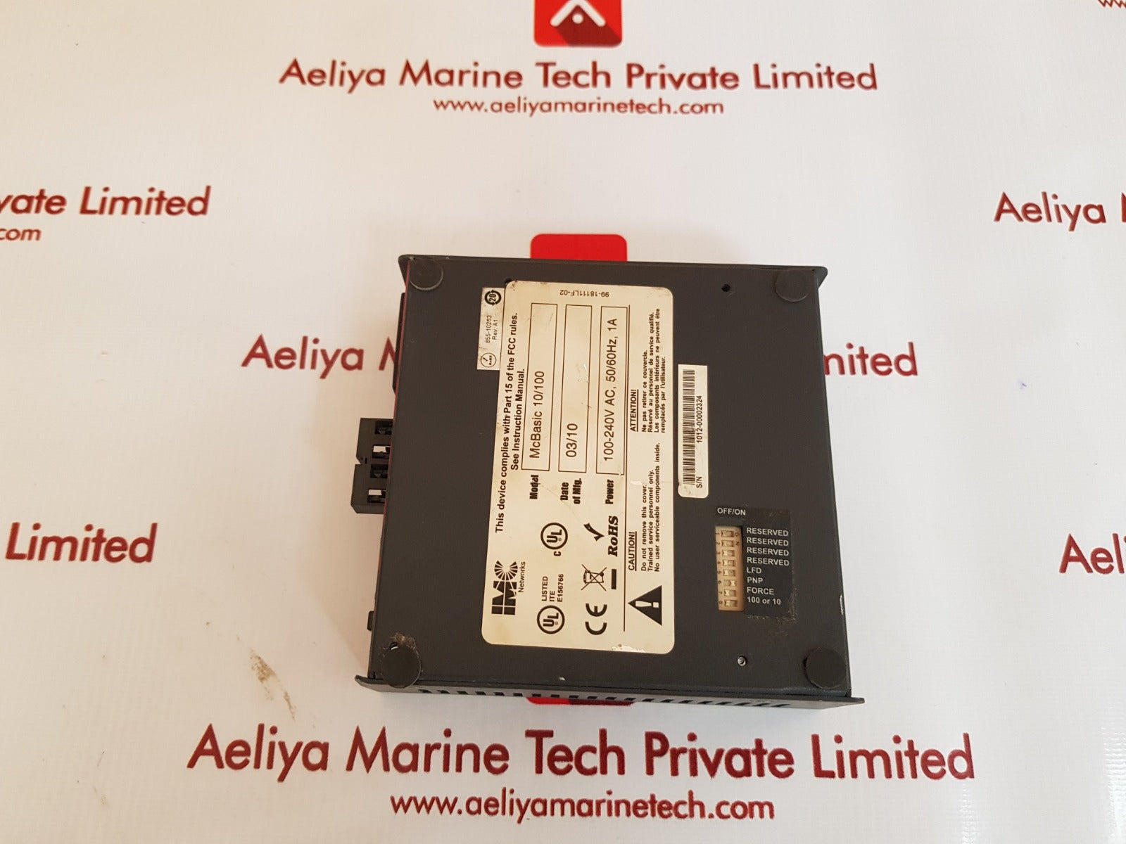 Imc networks mcbasic 10/100 fast ethernet media converter mm1300 ...