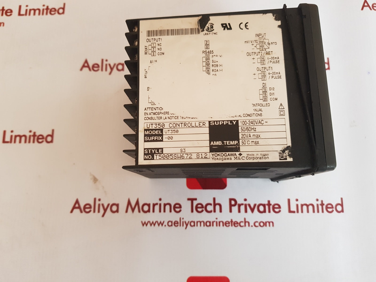Yokogawa ut350-00 programmable controller – Aeliya Marine Tech