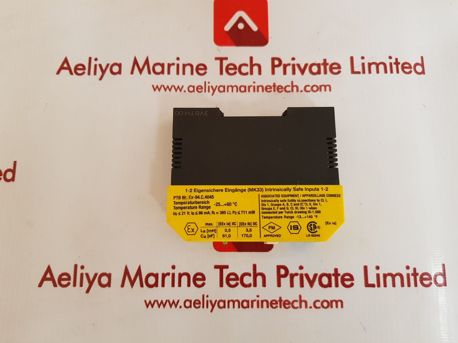 Turck mk33-li-ex0 24vdc input module – Aeliya Marine Tech