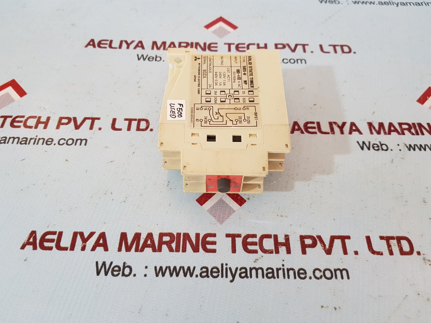 Mitsubishi srs-h np solid state timer 380-440v ac – Aeliya Marine Tech