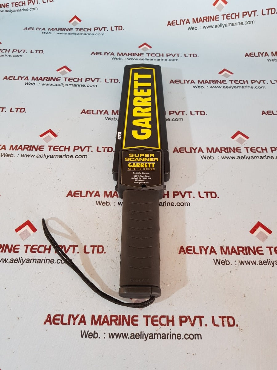 Garrett 1165180 super scanner hand held metal detector – Aeliya Marine Tech