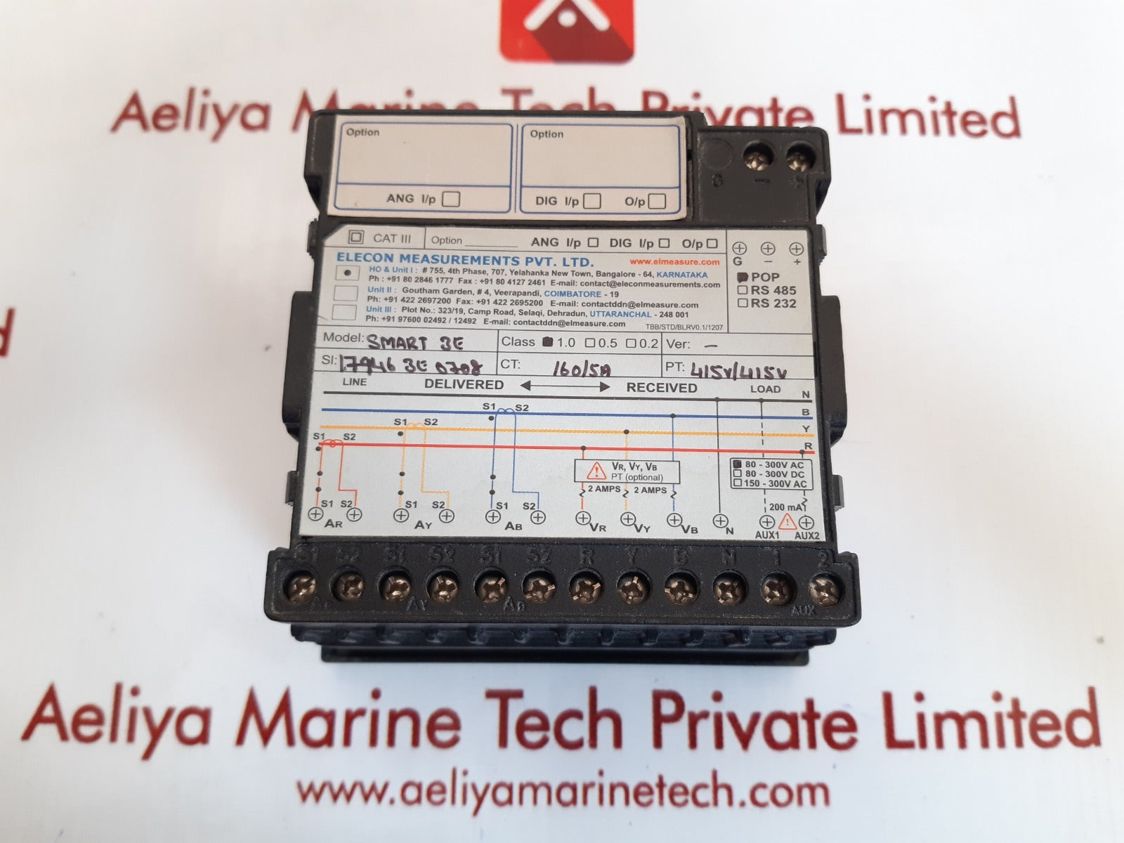 Elmeasure smart 3e generating monitoring unit – Aeliya Marine Tech