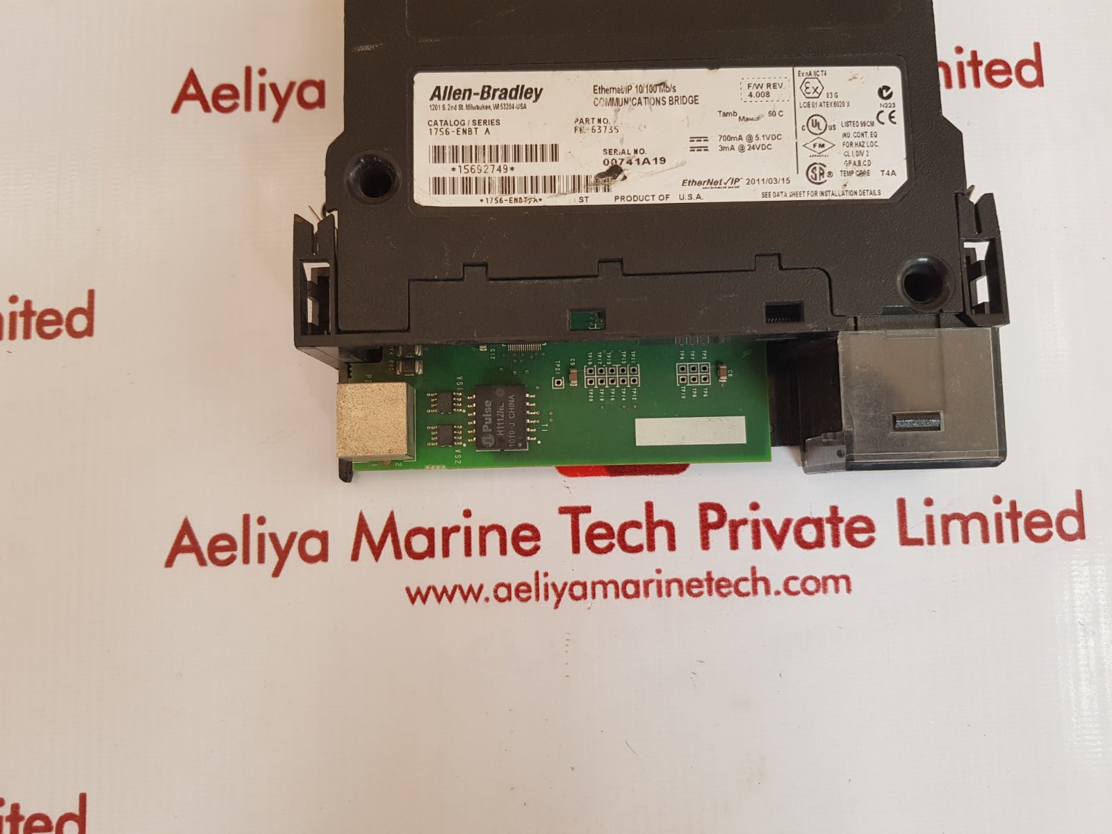 Allen -bradley 1756-enbt ser a communications bridge module – Aeliya ...
