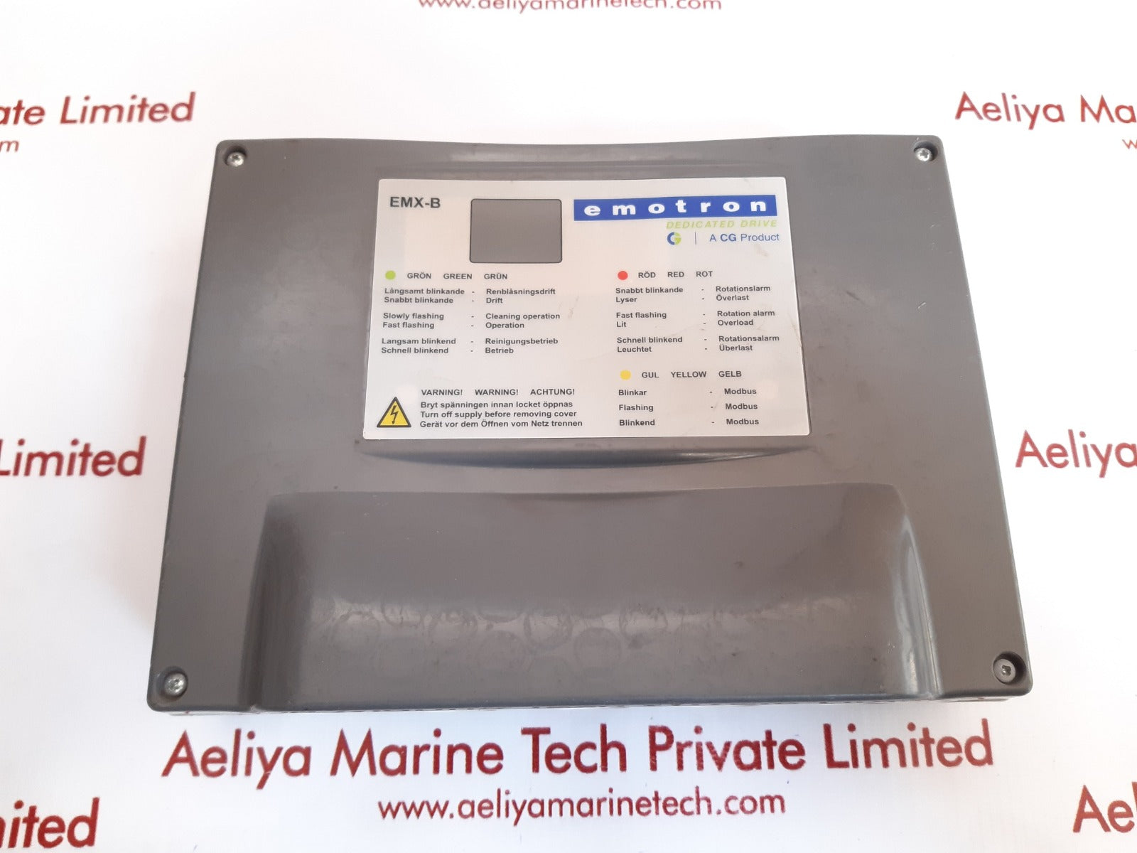 Emotron emx-b drive system controller – Aeliya Marine Tech