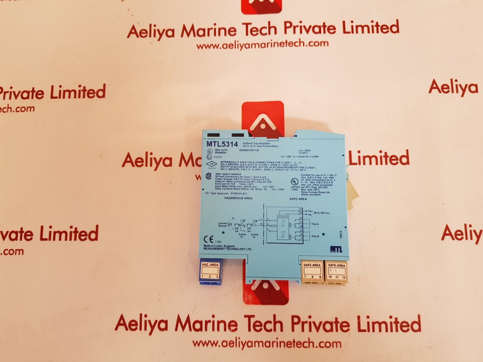 Measurement Technology MTL5314 - 4/20mA Trip Amplifier – Aeliya Marine Tech