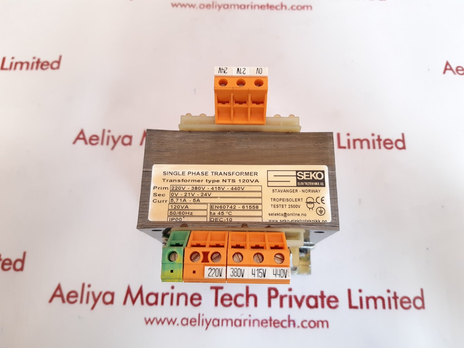 Seko nts 120 va single phase transformer – Aeliya Marine Tech