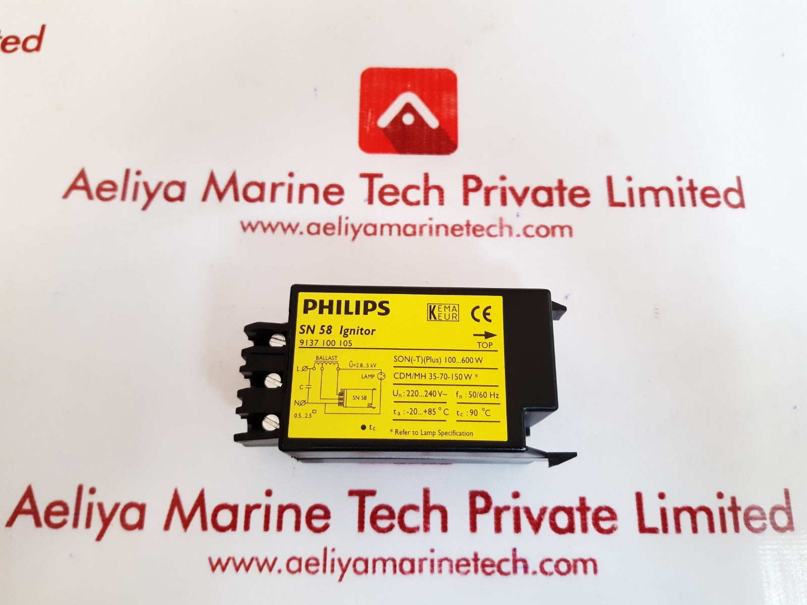 Philips sn 58 ignitor starter 220...240v 50/60 hz – Aeliya Marine Tech