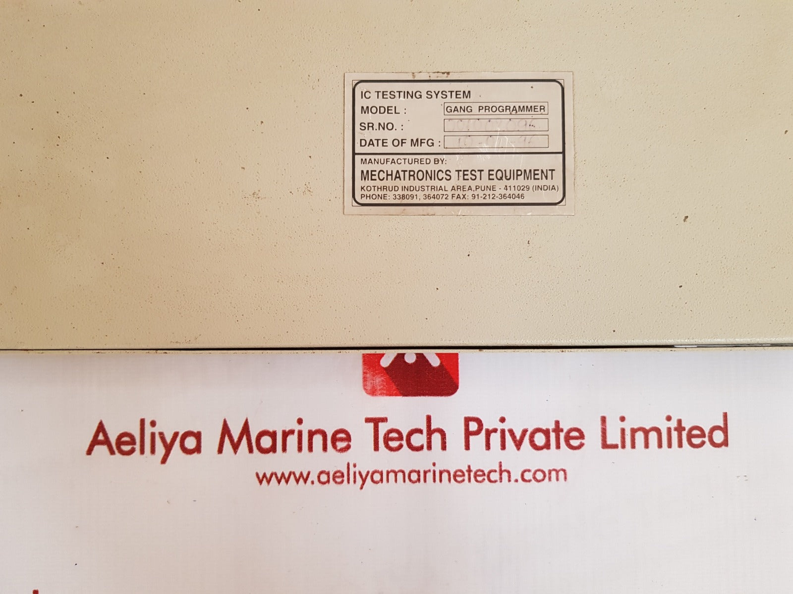 Mechatronics gang programmer ic testing system – Aeliya Marine Tech®