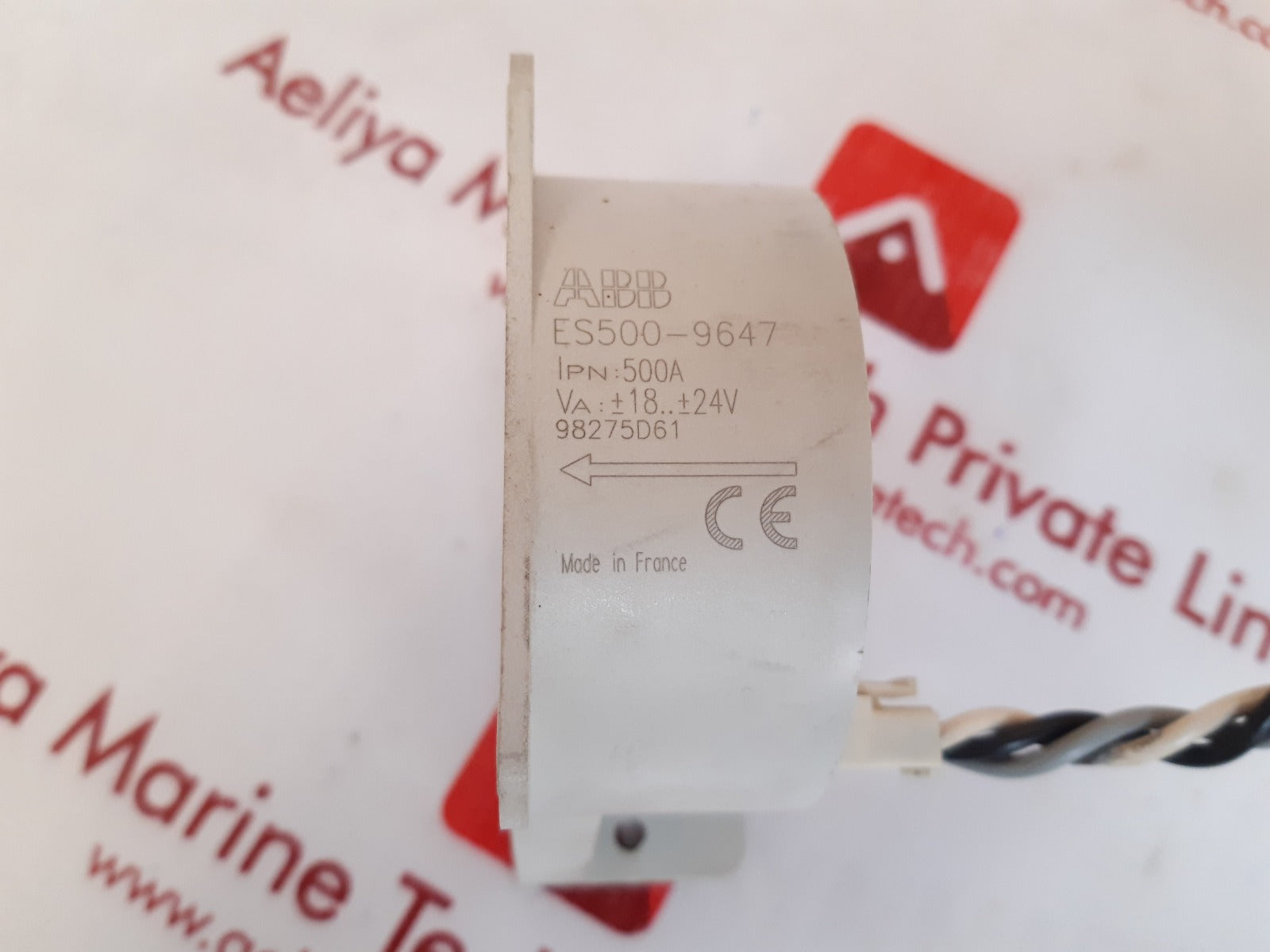 Abb es500-9647 current transformer – Aeliya Marine Tech