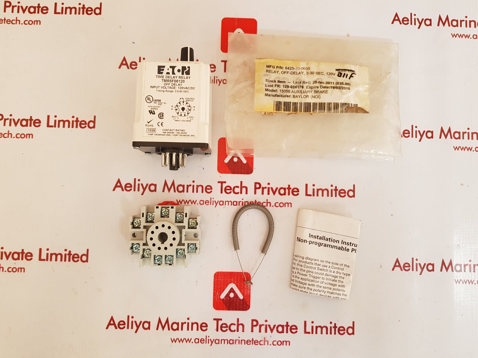 Eaton tmr5f08120 time delay relay – Aeliya Marine Tech