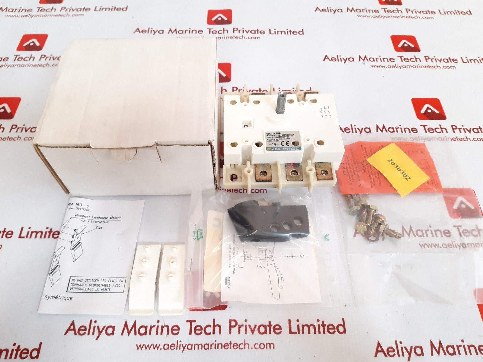 Socomec sirco 80a switch - disconnector 26003008 – Aeliya Marine Tech